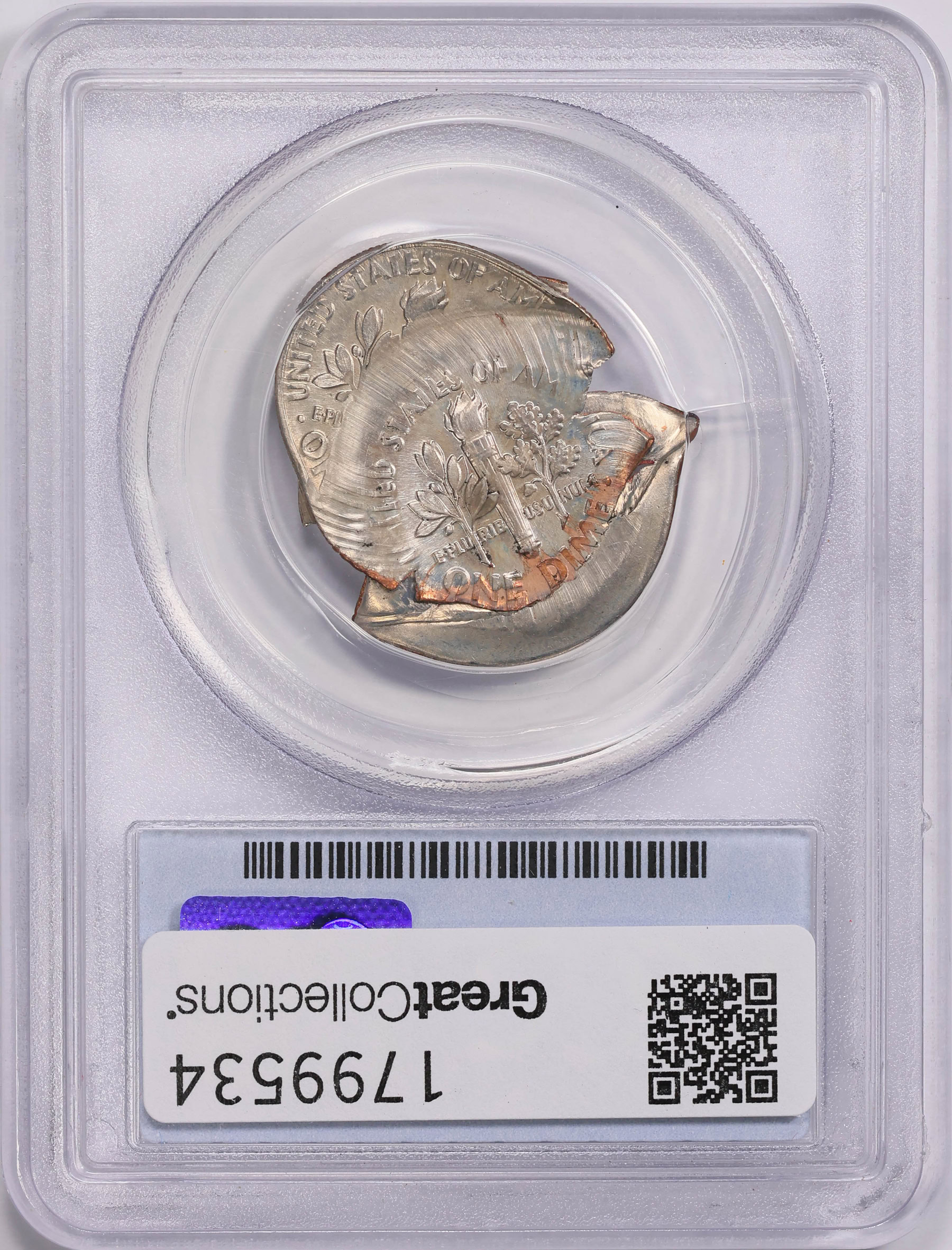 Mint Error 1999-P Roosevelt Dime 2 Piece Bonded Set PCGS MS-64 | PCGS ...