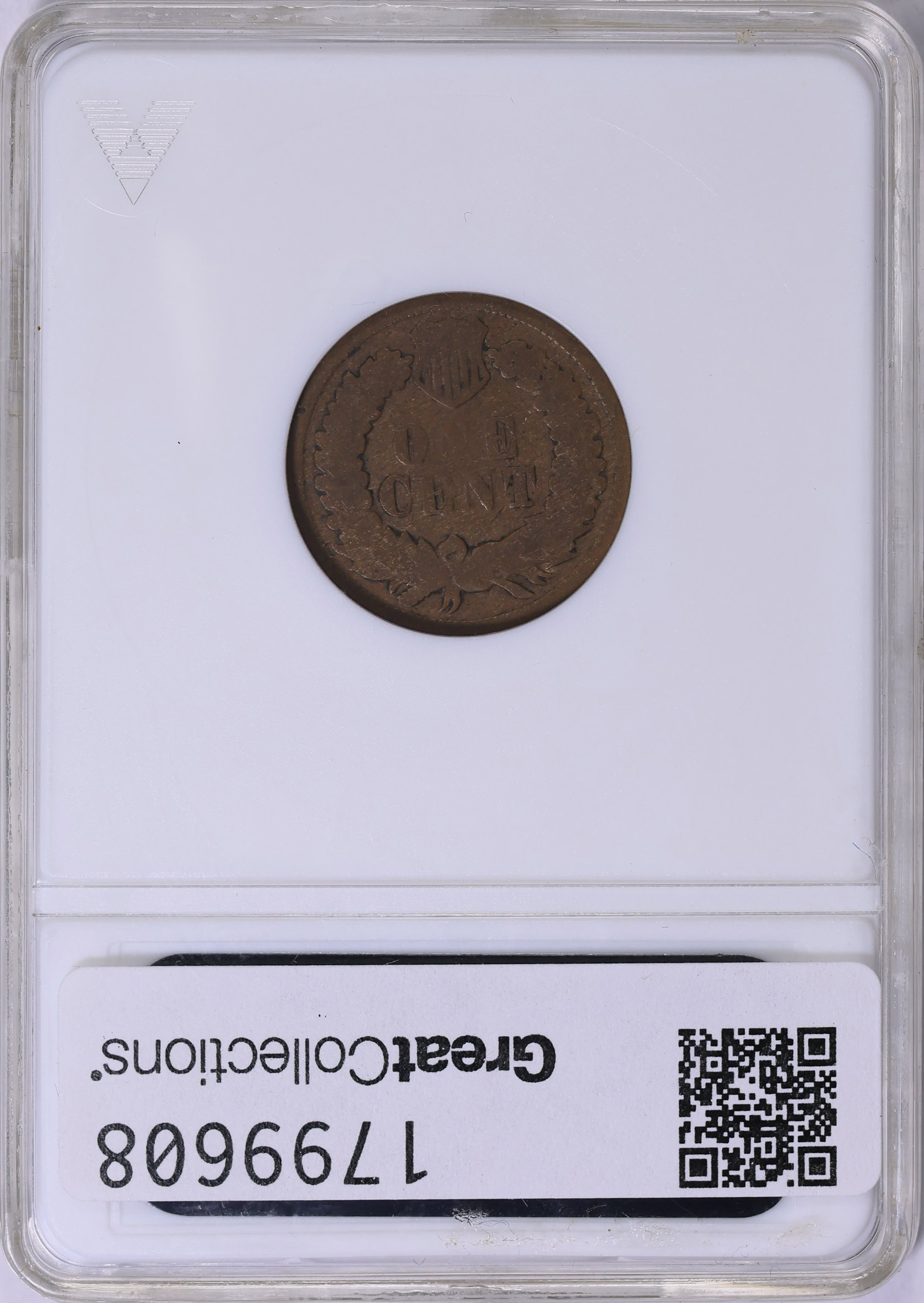 1866 Indian Cent Repunched Date ANACS G-04 OH (Item 1799608 ...