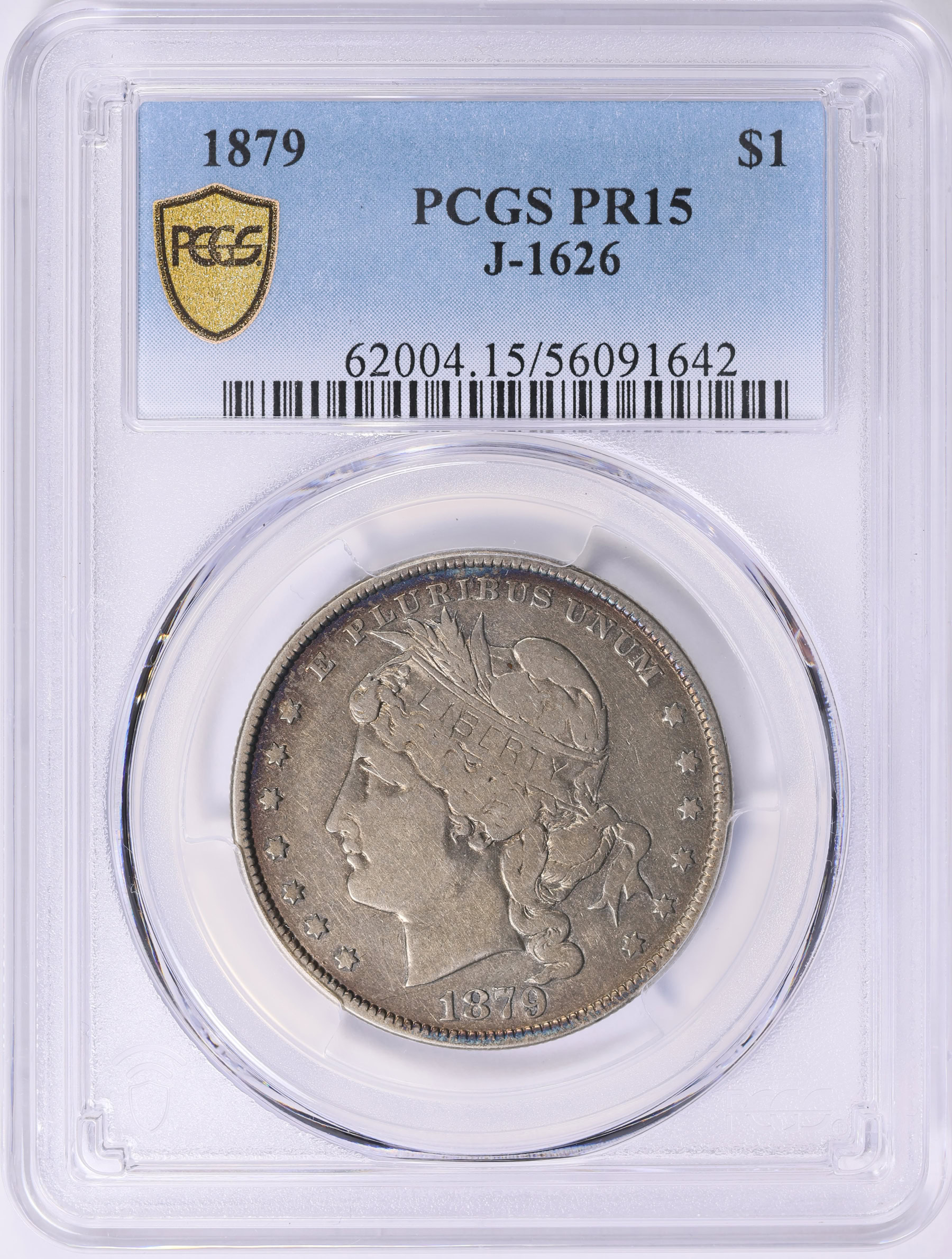 Pattern 1879 $1 J-1626 PCGS Proof-15 (Toned) (Item 1799642 ...