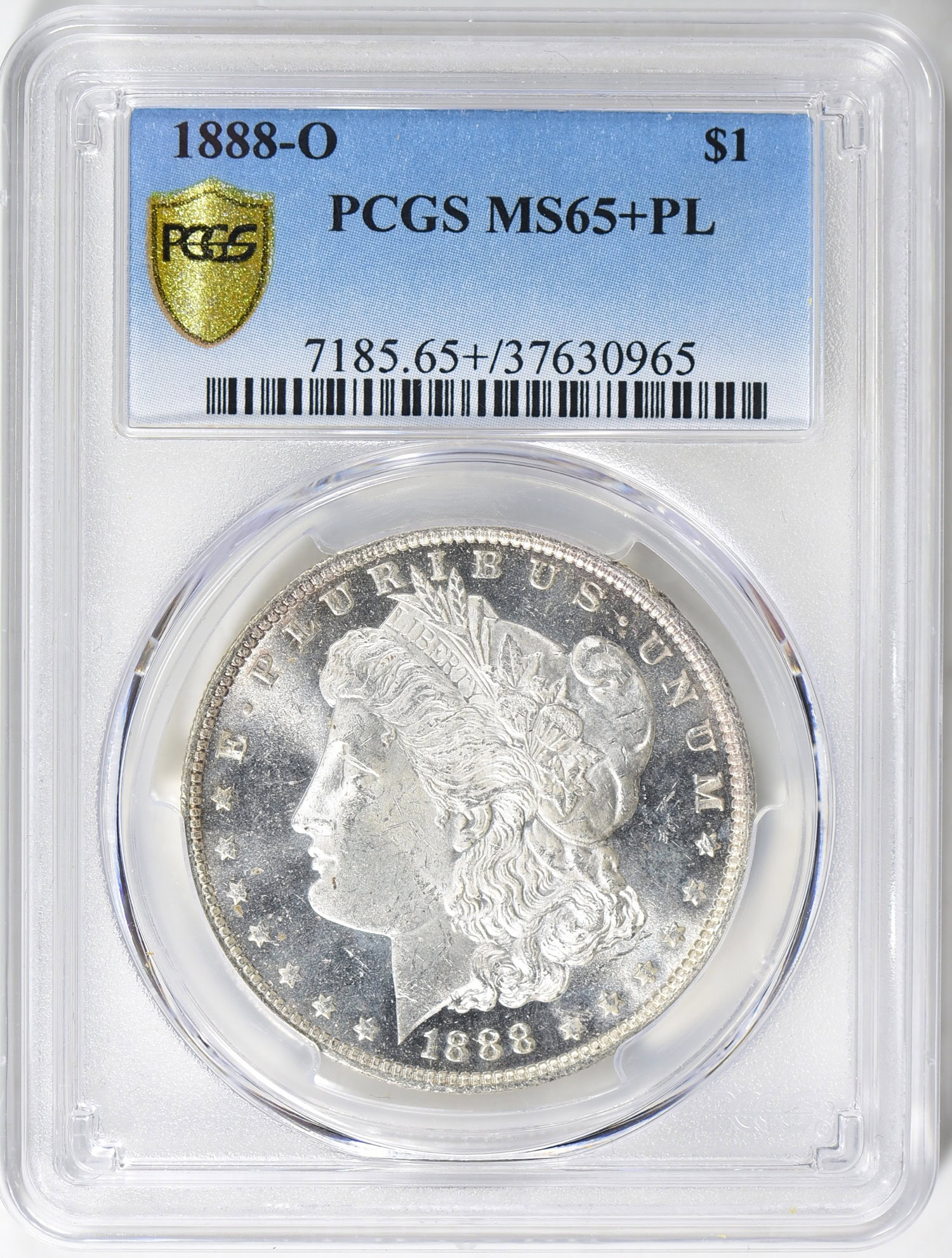1888-O Morgan Silver Dollar PCGS MS-65+ PL (Item 1799673) | GreatCollections Coin Auctions
