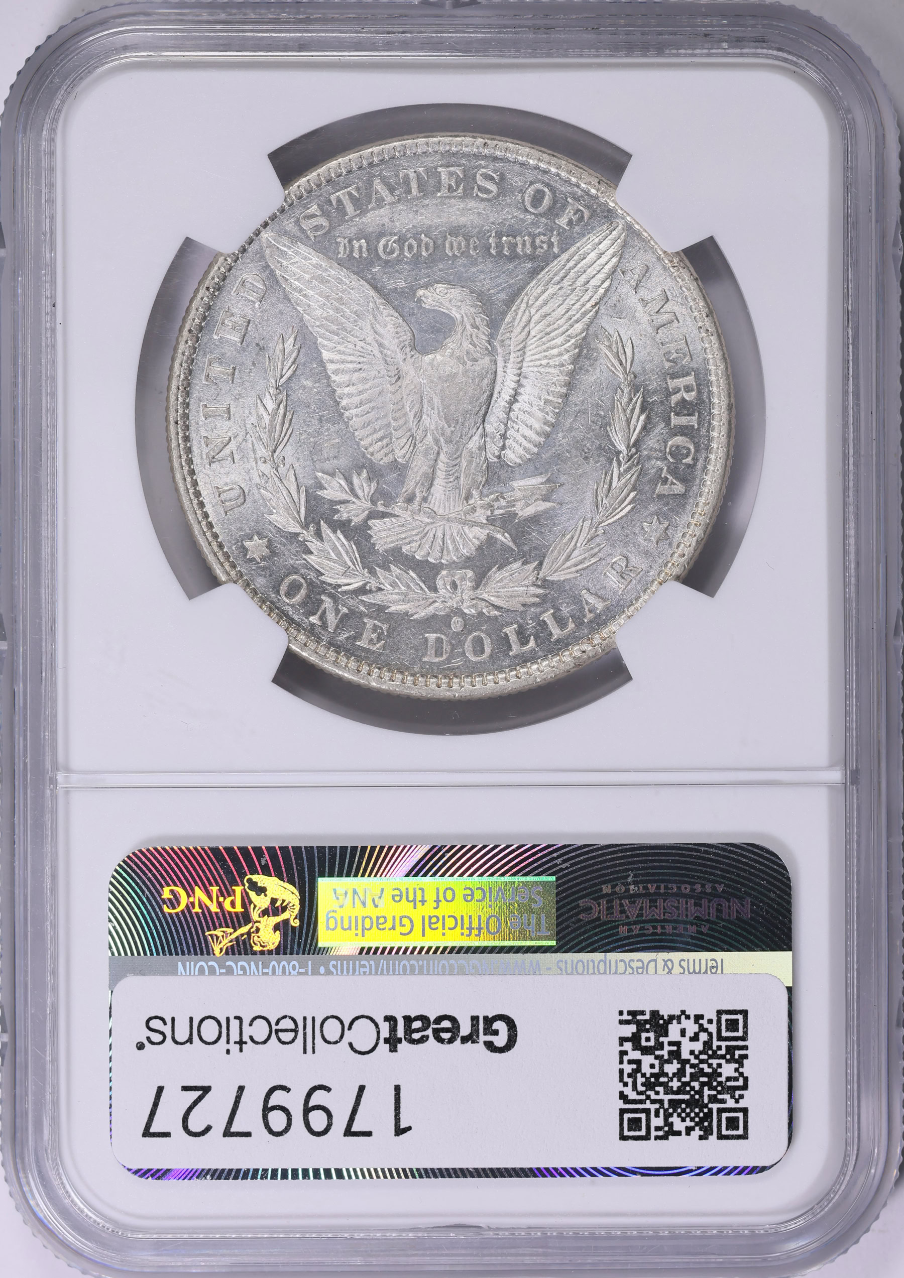 1880-O Morgan Silver Dollar 8/7 VAM-5 Oval O NGC MS-60 (Item 1799727) | GreatCollections Coin ...