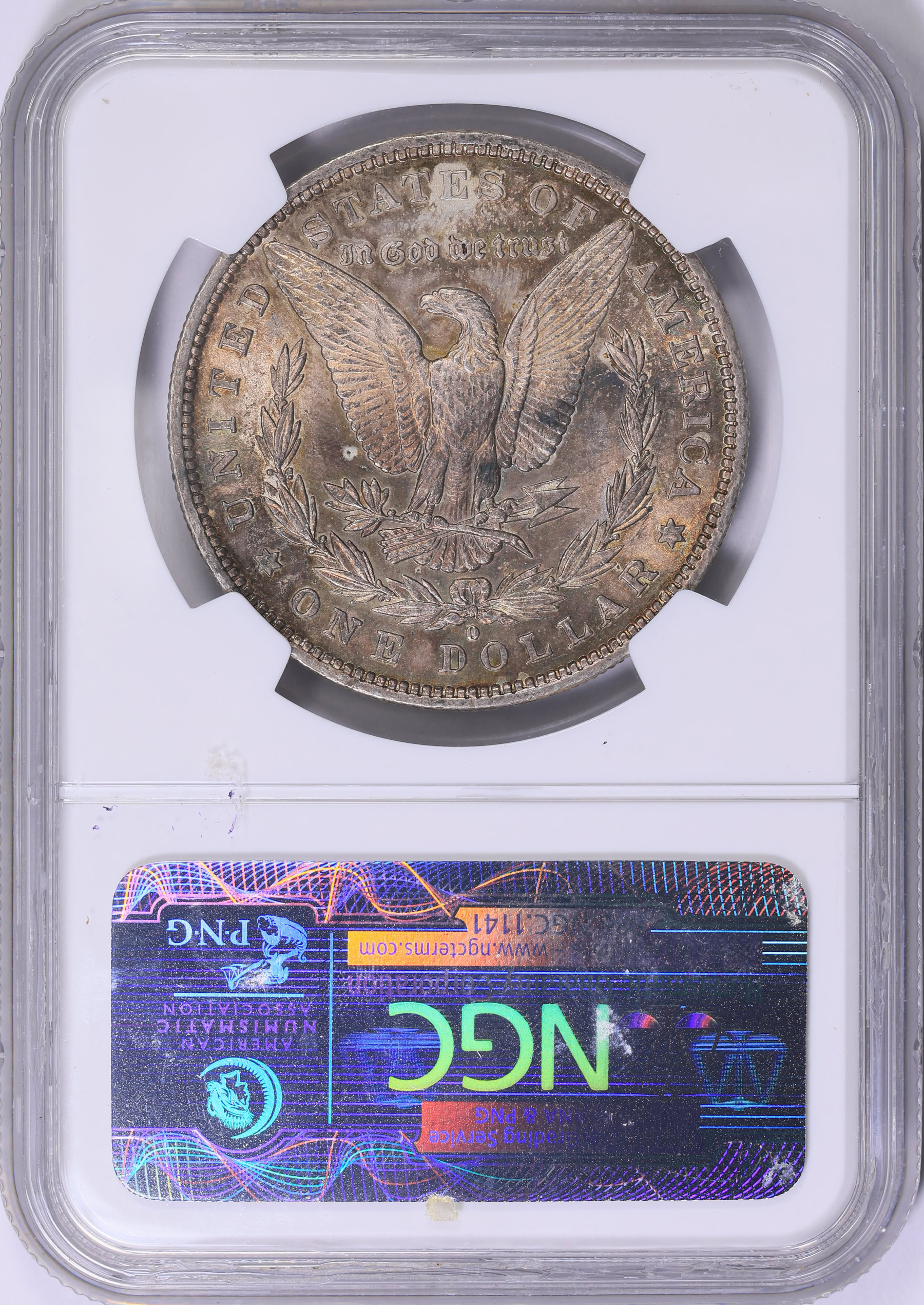 1879-O Morgan Silver Dollar O/Horizontal O VAM-4 Top 100 NGC AU-58 (CAC Green) (Toned) (Item ...