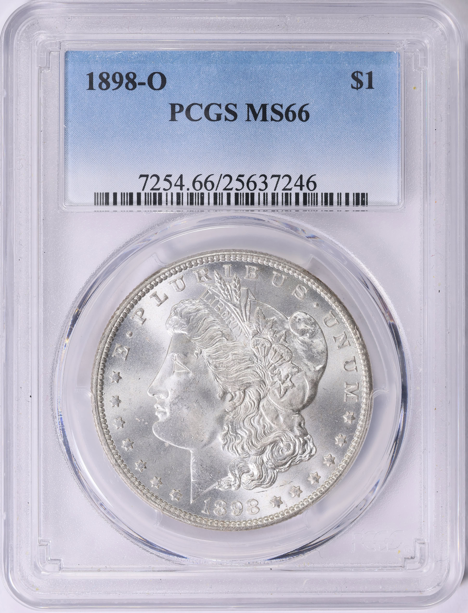 1898-O Morgan Silver Dollar PCGS MS-66 (Item 1799969) | GreatCollections Coin Auctions