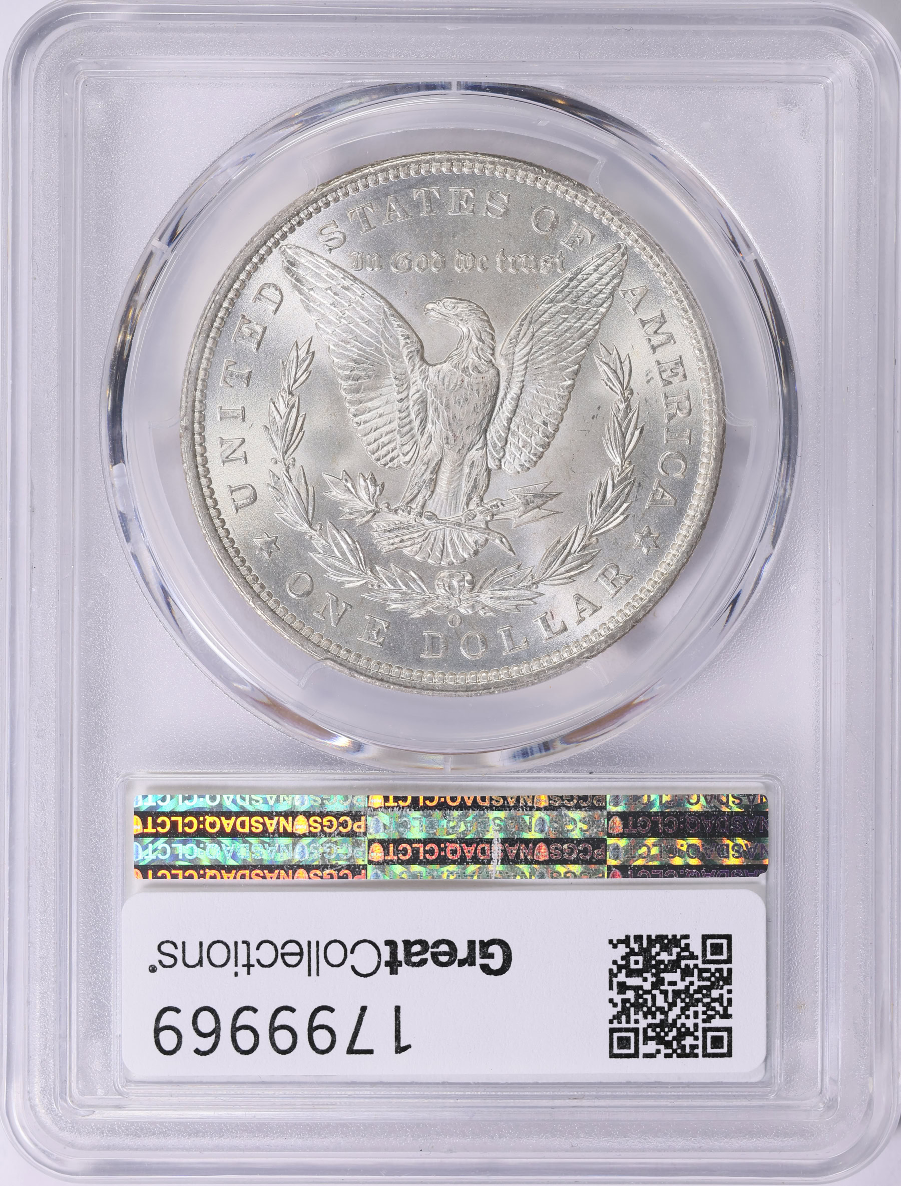 1898-O Morgan Silver Dollar PCGS MS-66 (Item 1799969) | GreatCollections Coin Auctions