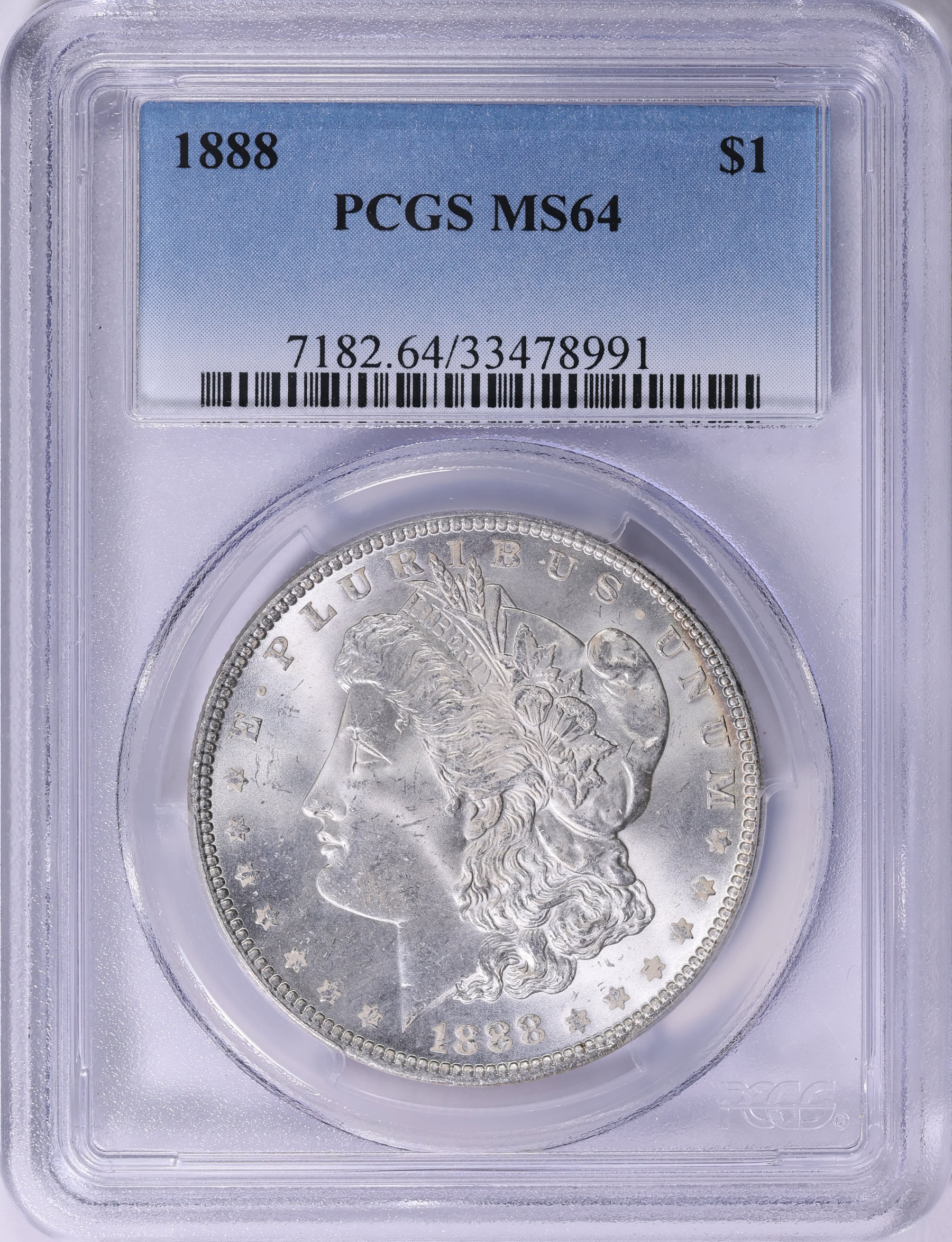 1888 Morgan Silver Dollar PCGS MS-64 (Item 1799970) | GreatCollections Coin Auctions