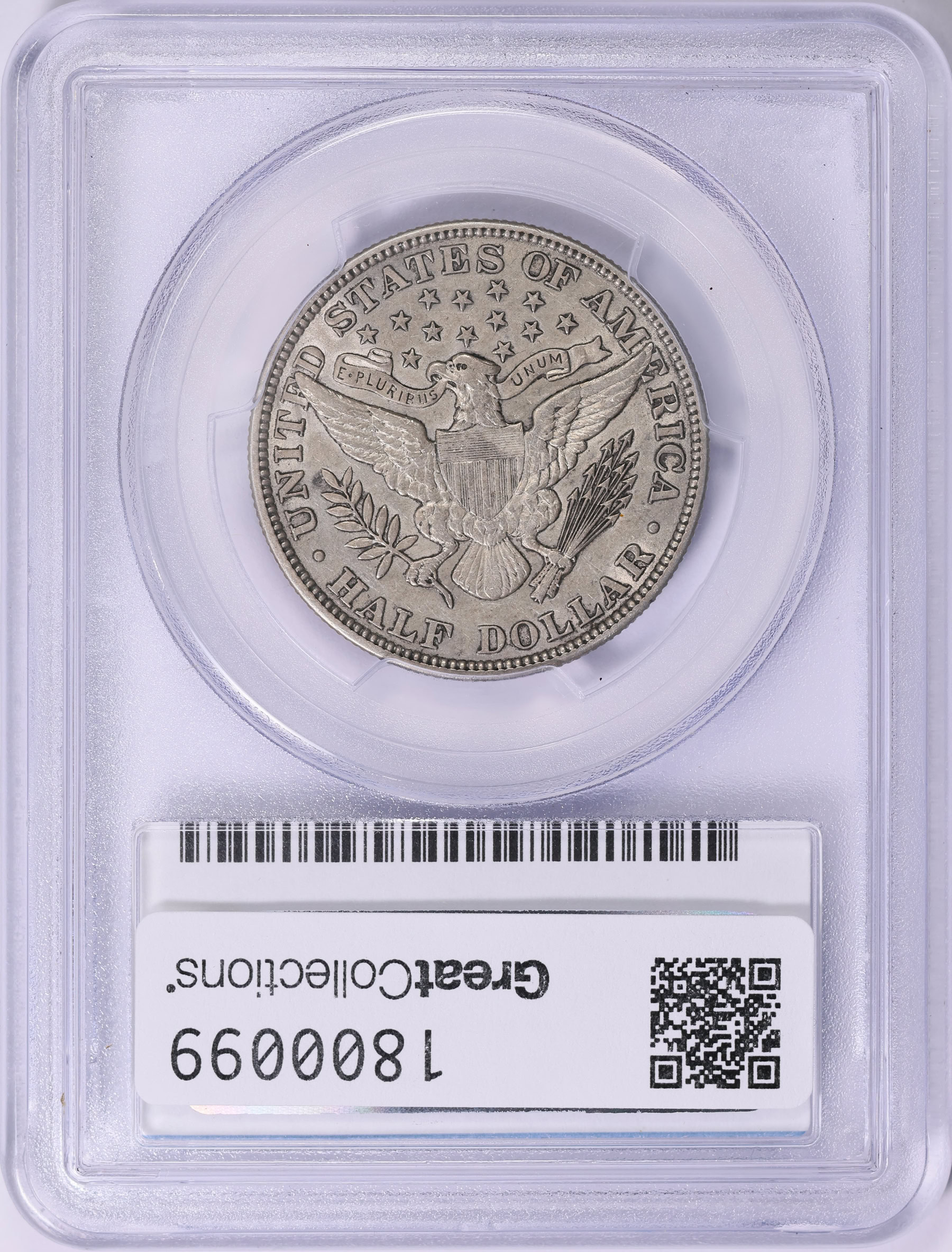 1912 Barber Half Dollar PCGS XF-45 (Item 1800099) | GreatCollections Coin Auctions