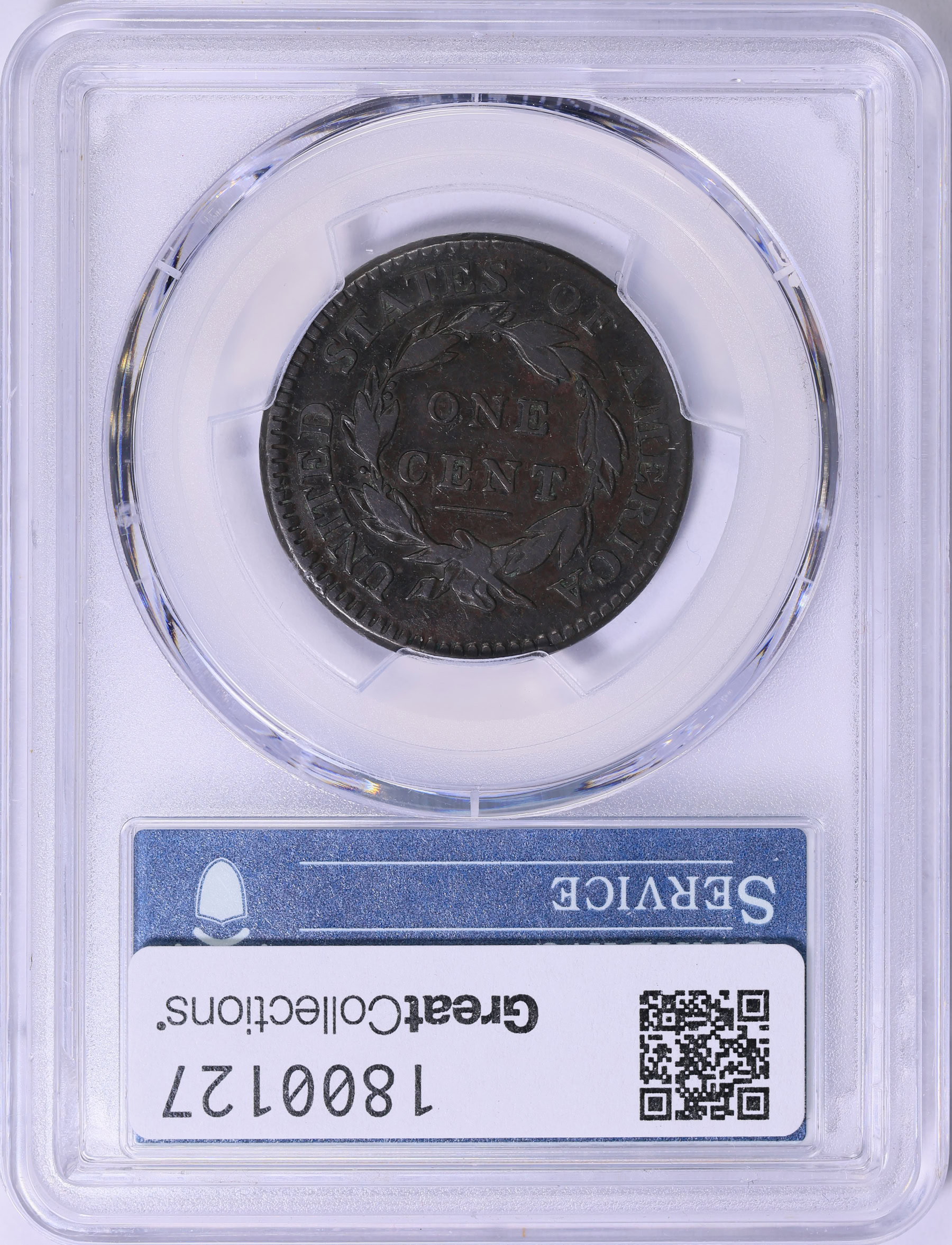 1814 Classic Cent Crosslet 4 PCGS VF-30 BN (OGH 35th Anniversary) (Item ...