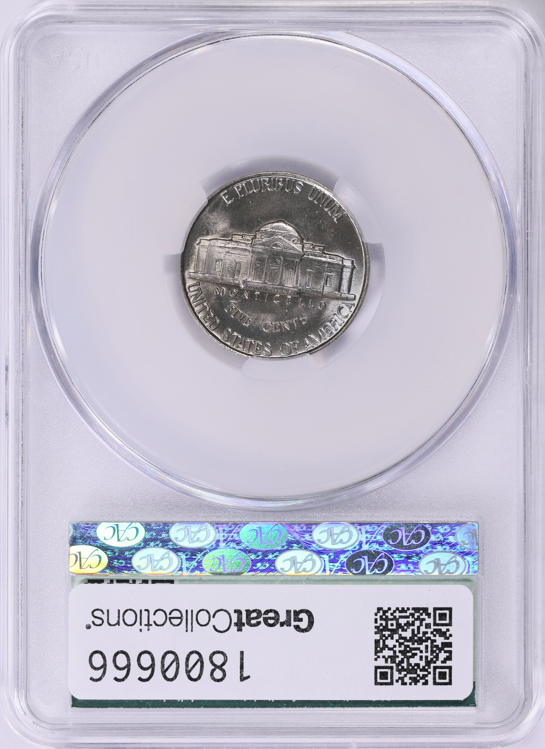 1942 Jefferson Nickel Type 1 CACG MS-65 (Item 1800666 ...