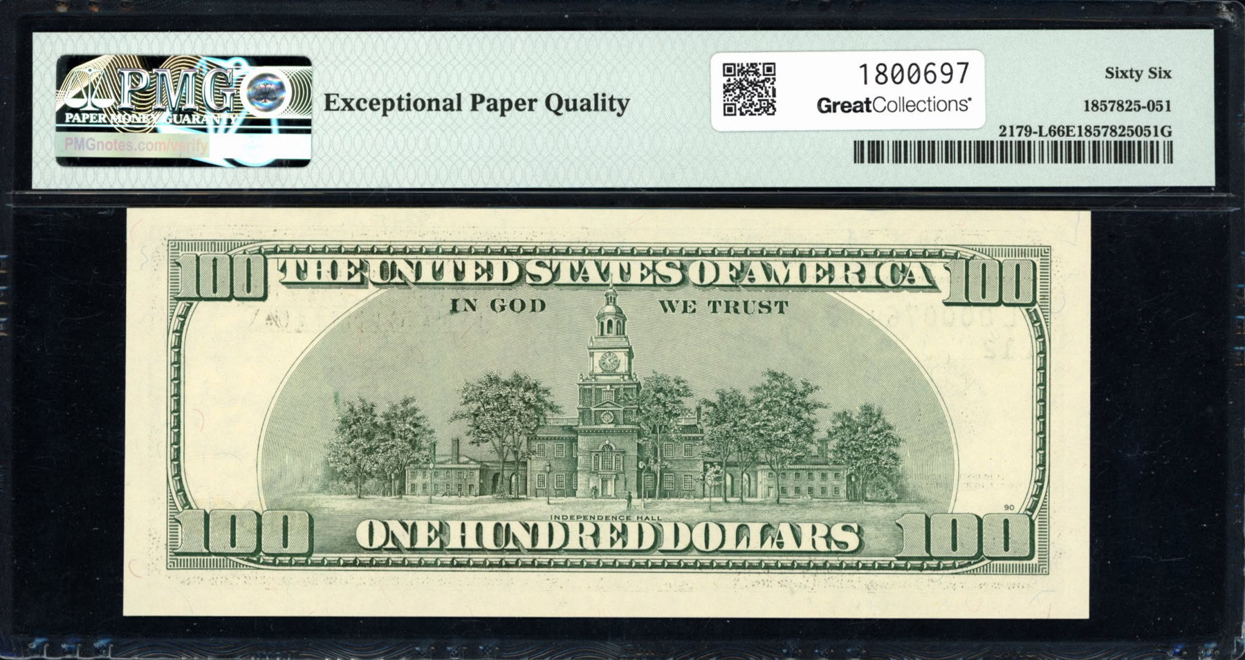 Fr. 2179-L (FLD Block) 2003A $100 San Francisco Federal Reserve Note ...