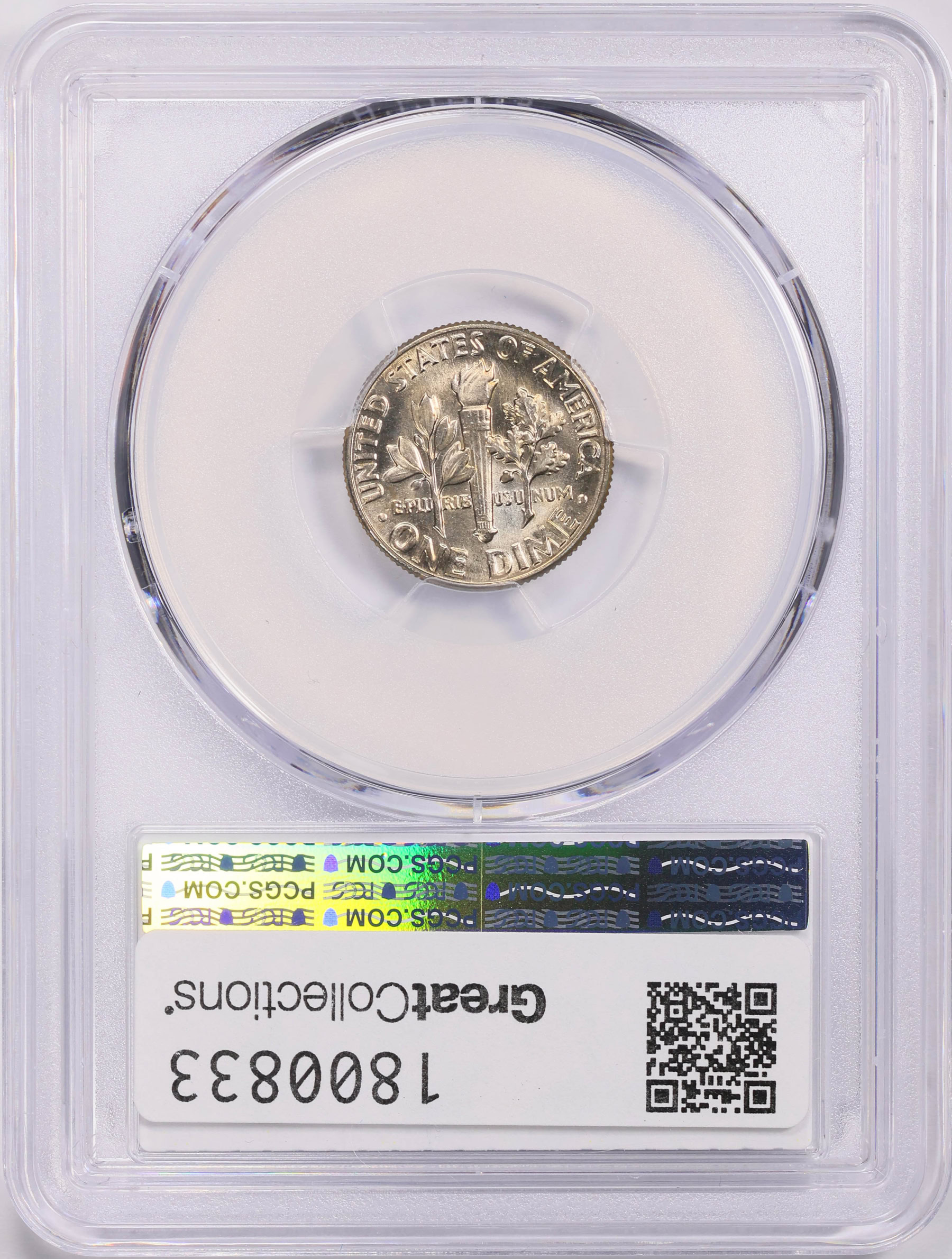 1979-D Roosevelt Dime PCGS MS-66 (Item 1800833) | GreatCollections Coin ...