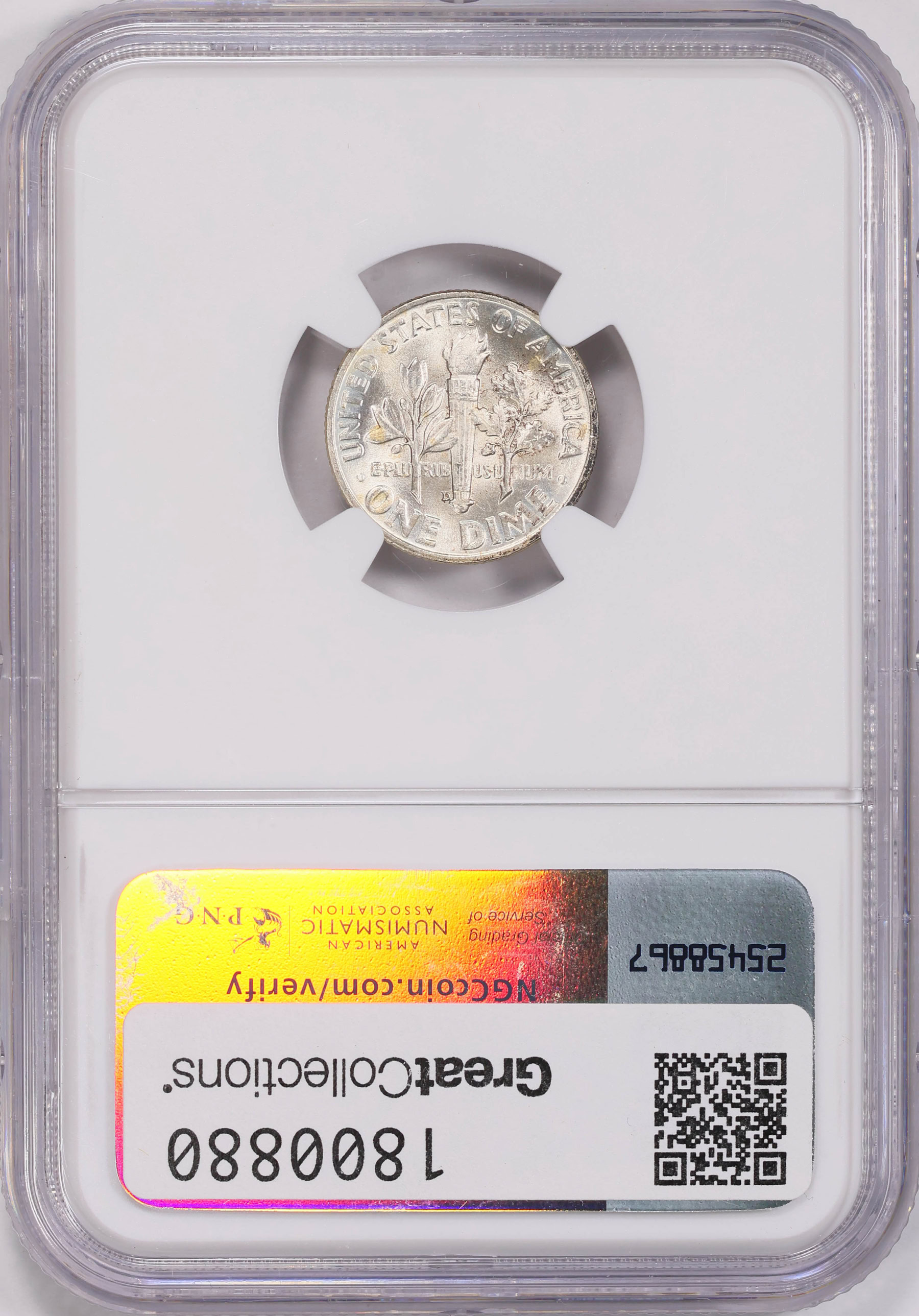 1952-D Roosevelt Dime NGC MS-67 FT (Toned) (Item 1800880 ...