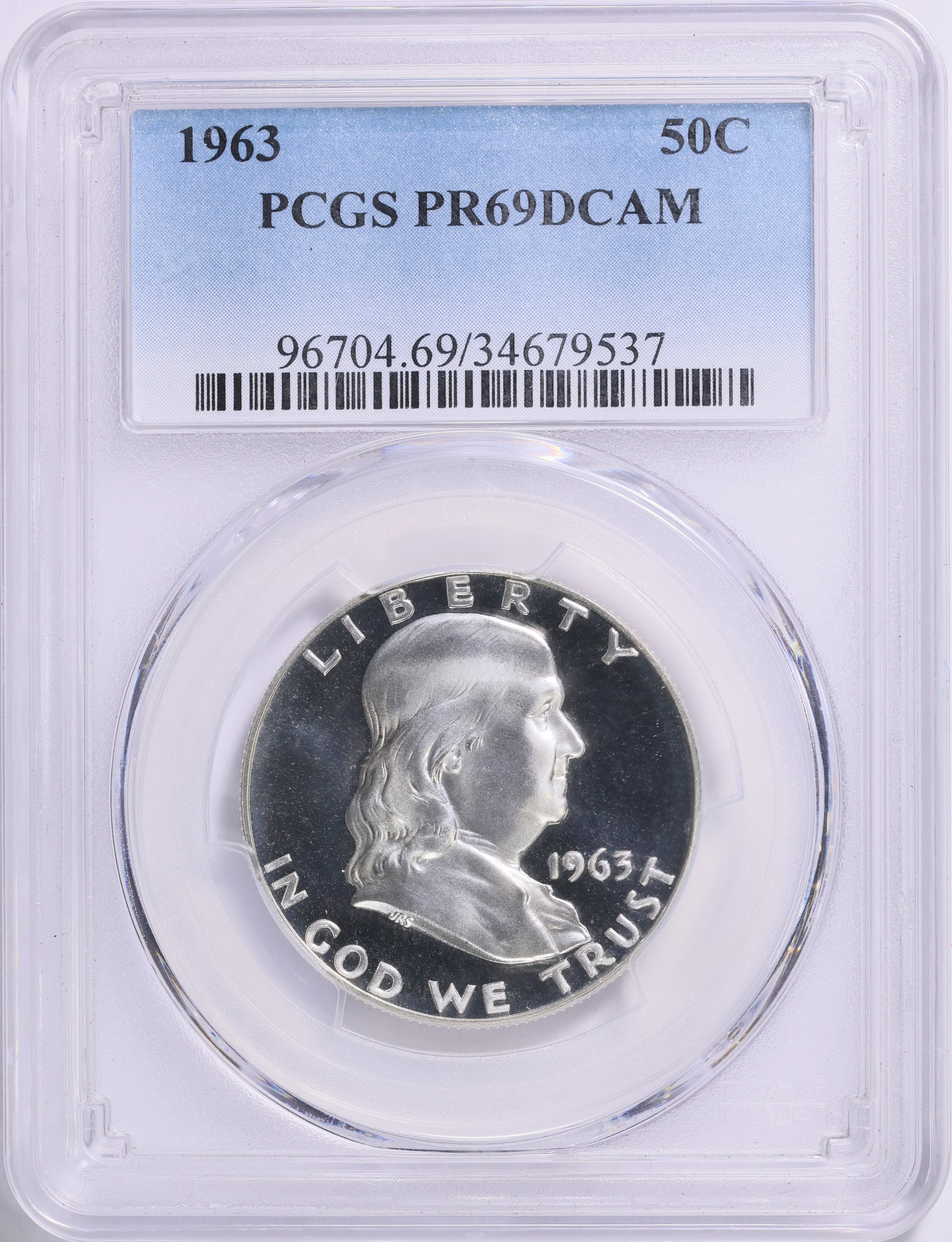 1963 Franklin Half Dollar PCGS Proof-69 DCAM (Item 1801311 ...