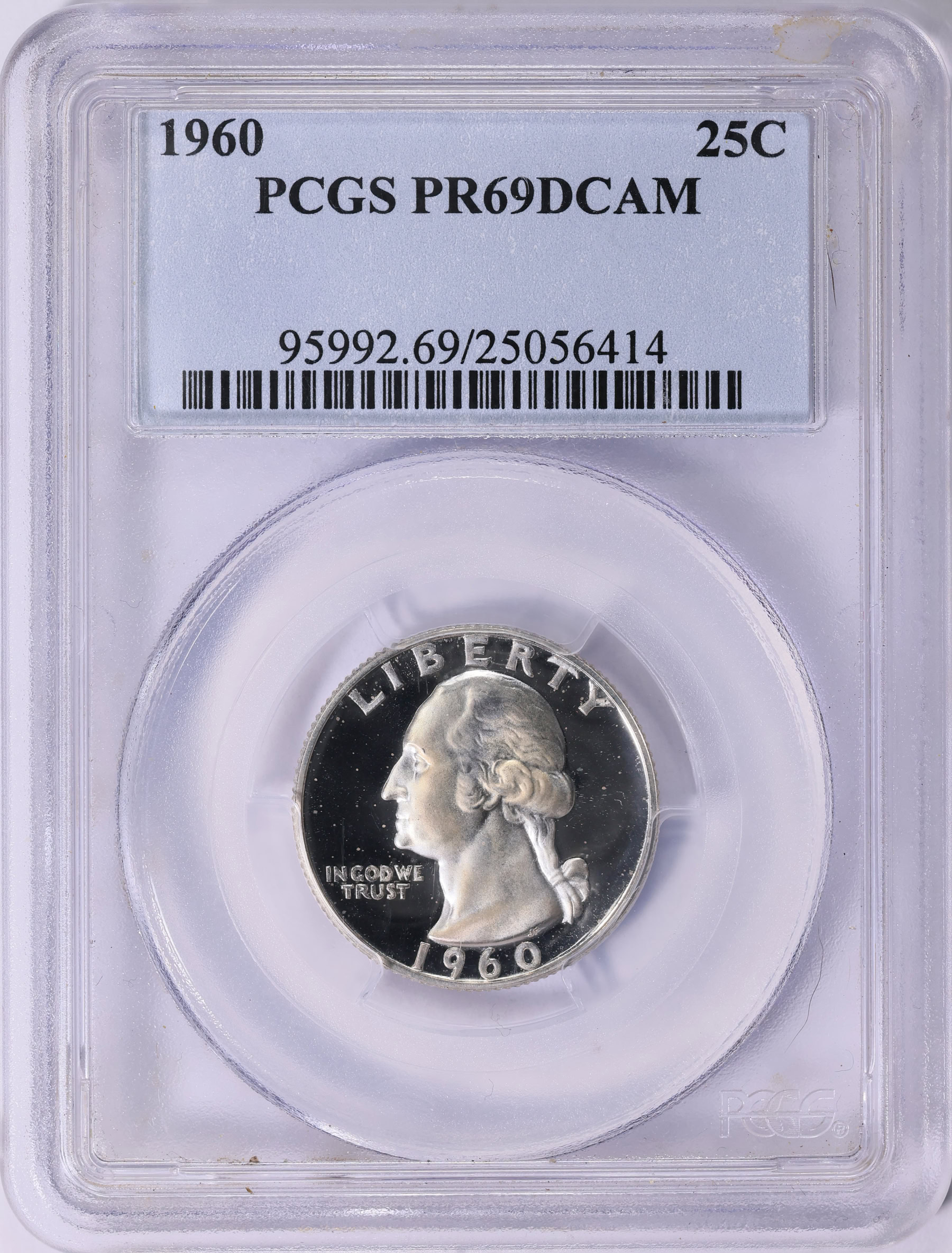 1960 Washington Quarter PCGS Proof-69 DCAM (Item 1801319 ...