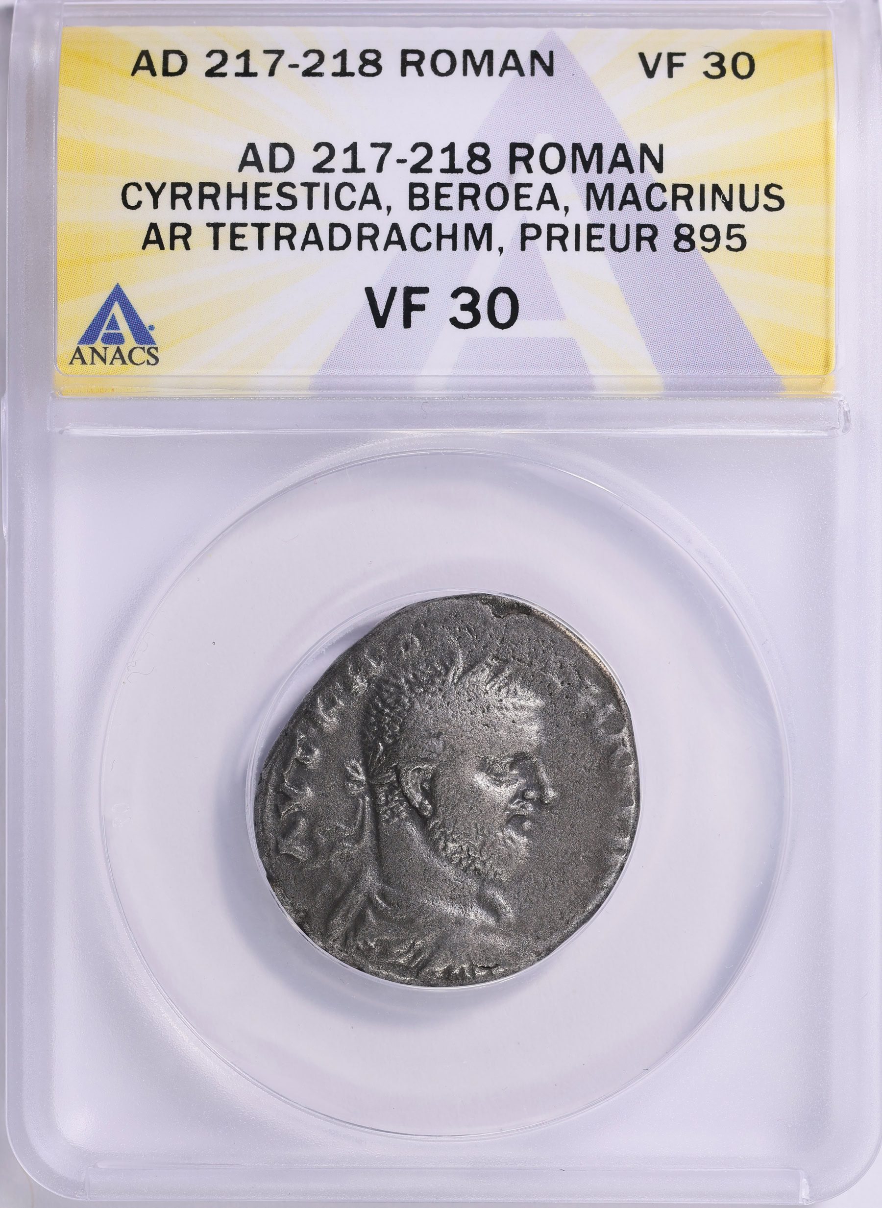 Ancient Roman Empire, Provincial Cyrrhestica. Macrinus (A.D. 217-218 ...
