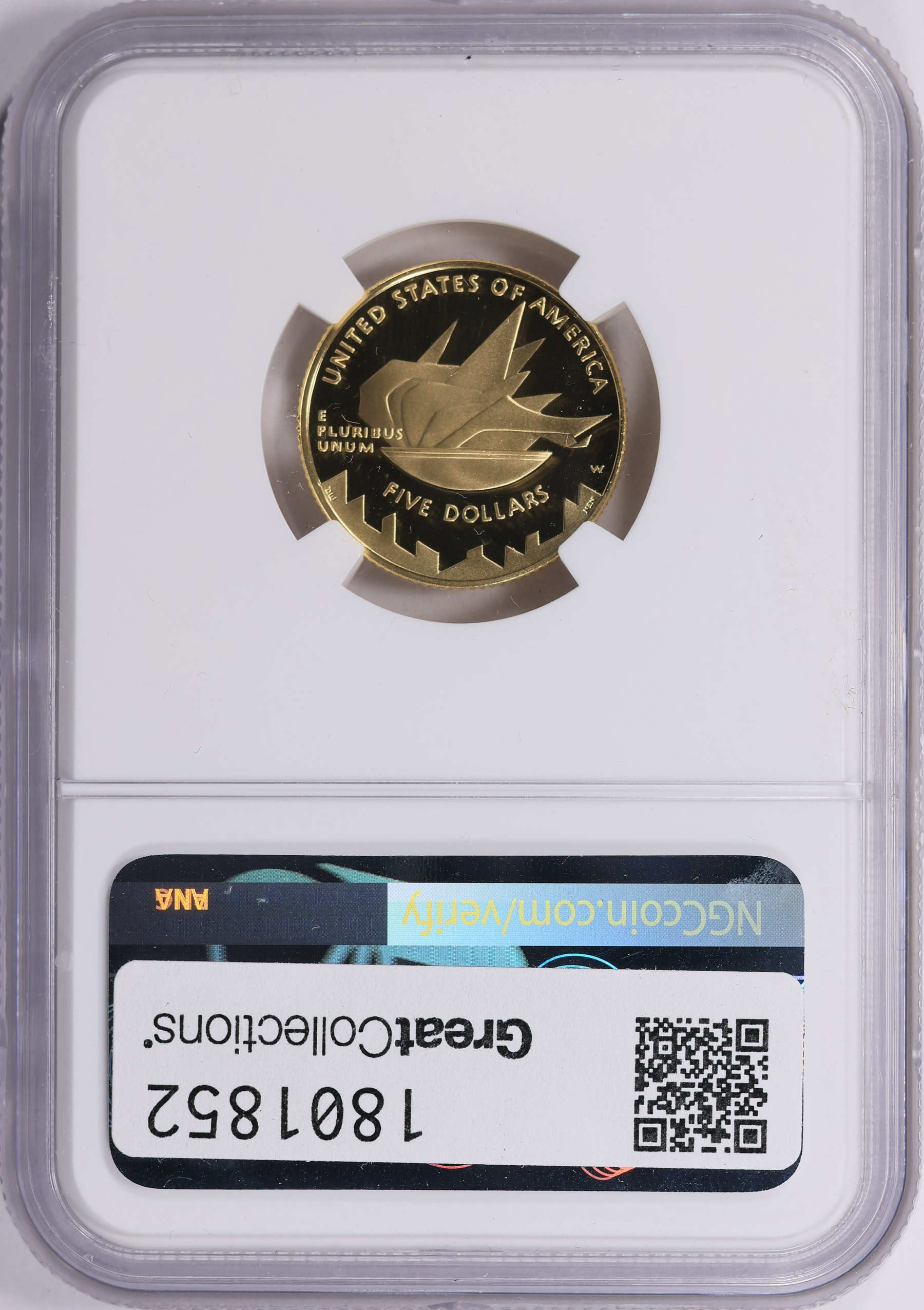 2002-W Salt Lake City Olympic Games Gold $5 NGC Proof-70 UC (Item ...
