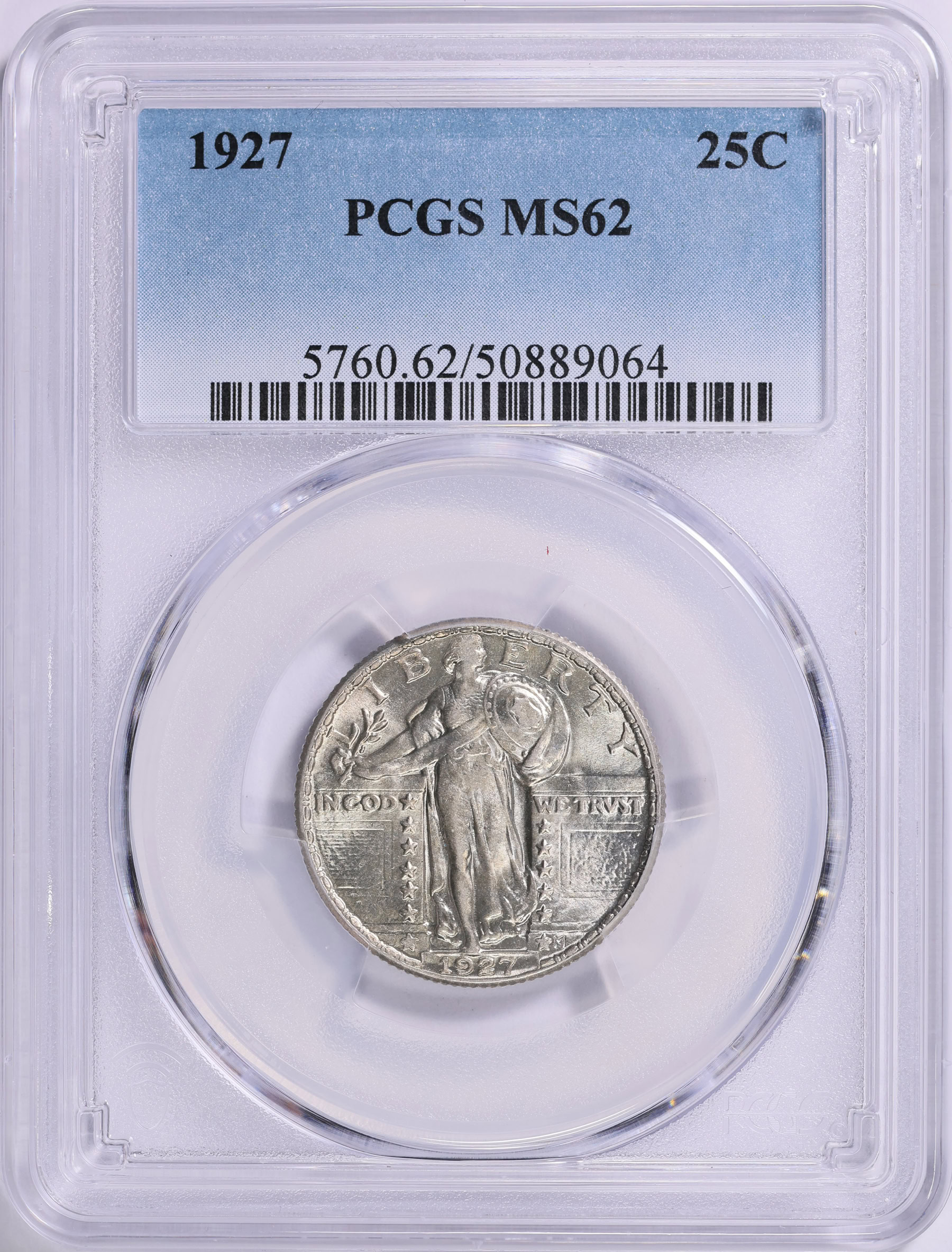 1927 Standing Liberty Quarter PCGS MS-62 (Item 1802505 ...