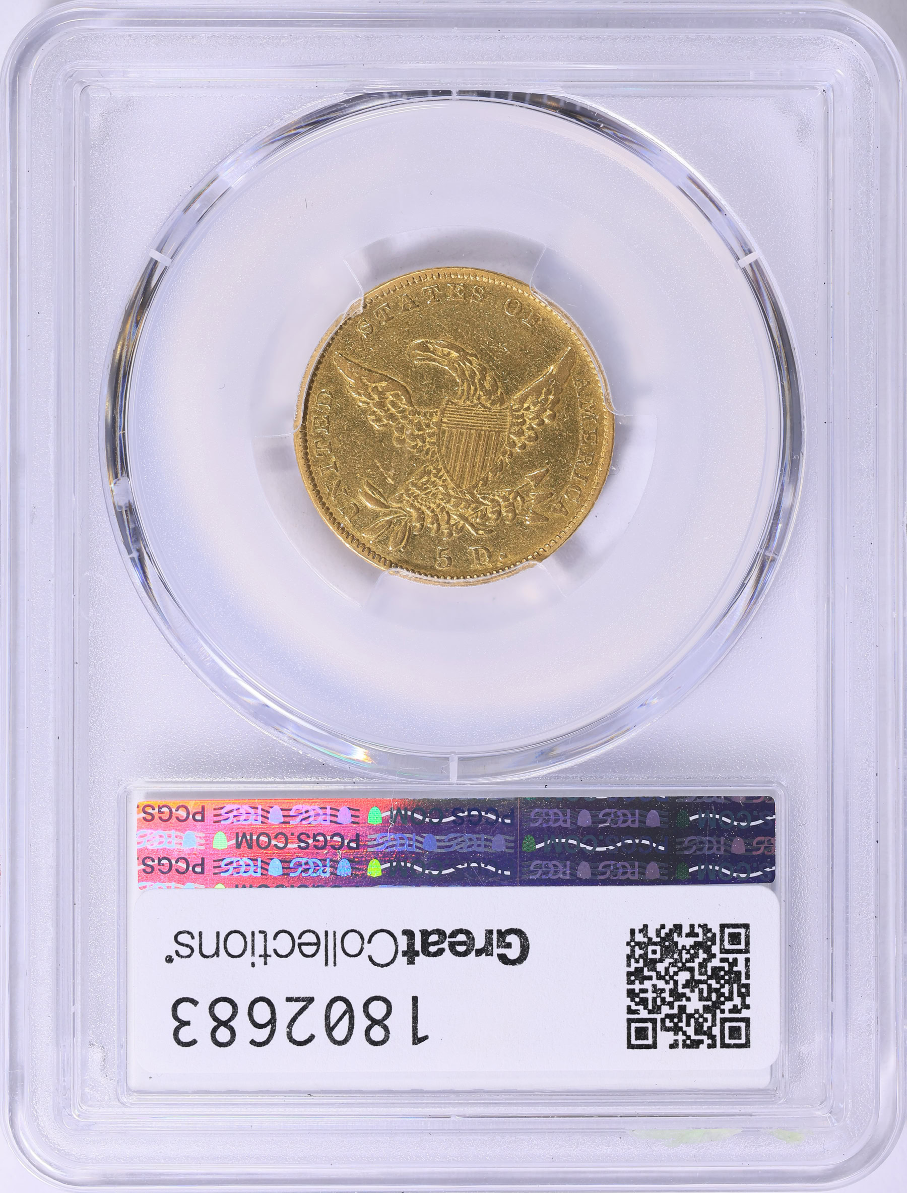 1838-C Classic Head Gold Half Eagle PCGS Genuine XF Details (Item ...