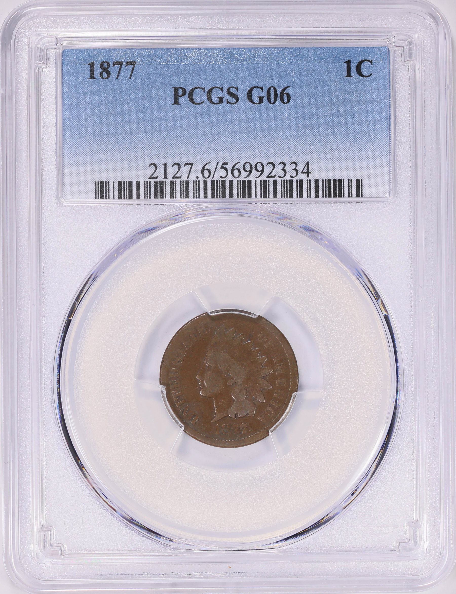 1877 Indian Cent PCGS G-06 BN (Item 1802838) | GreatCollections Coin Auctions