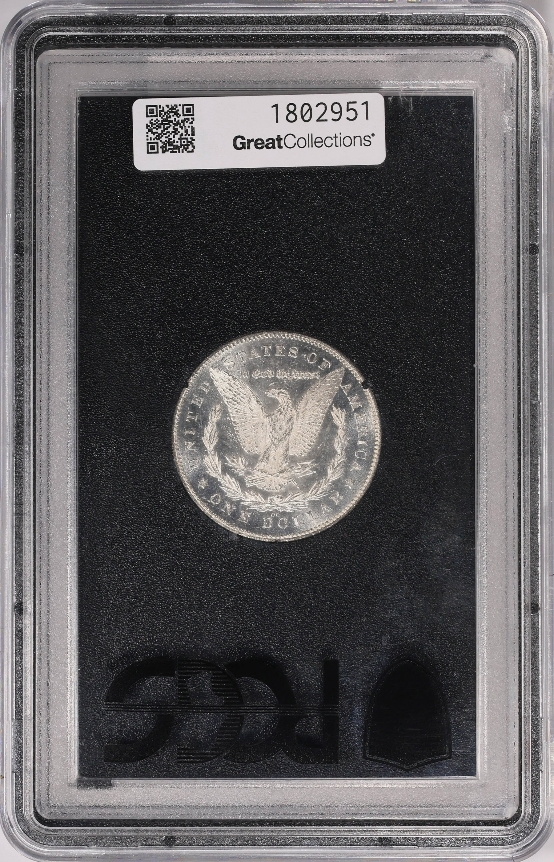 1880/79-CC Morgan Silver Dollar Reverse of 1878 GSA Hoard PCGS MS-65 PL (GSA Holder) (Item ...