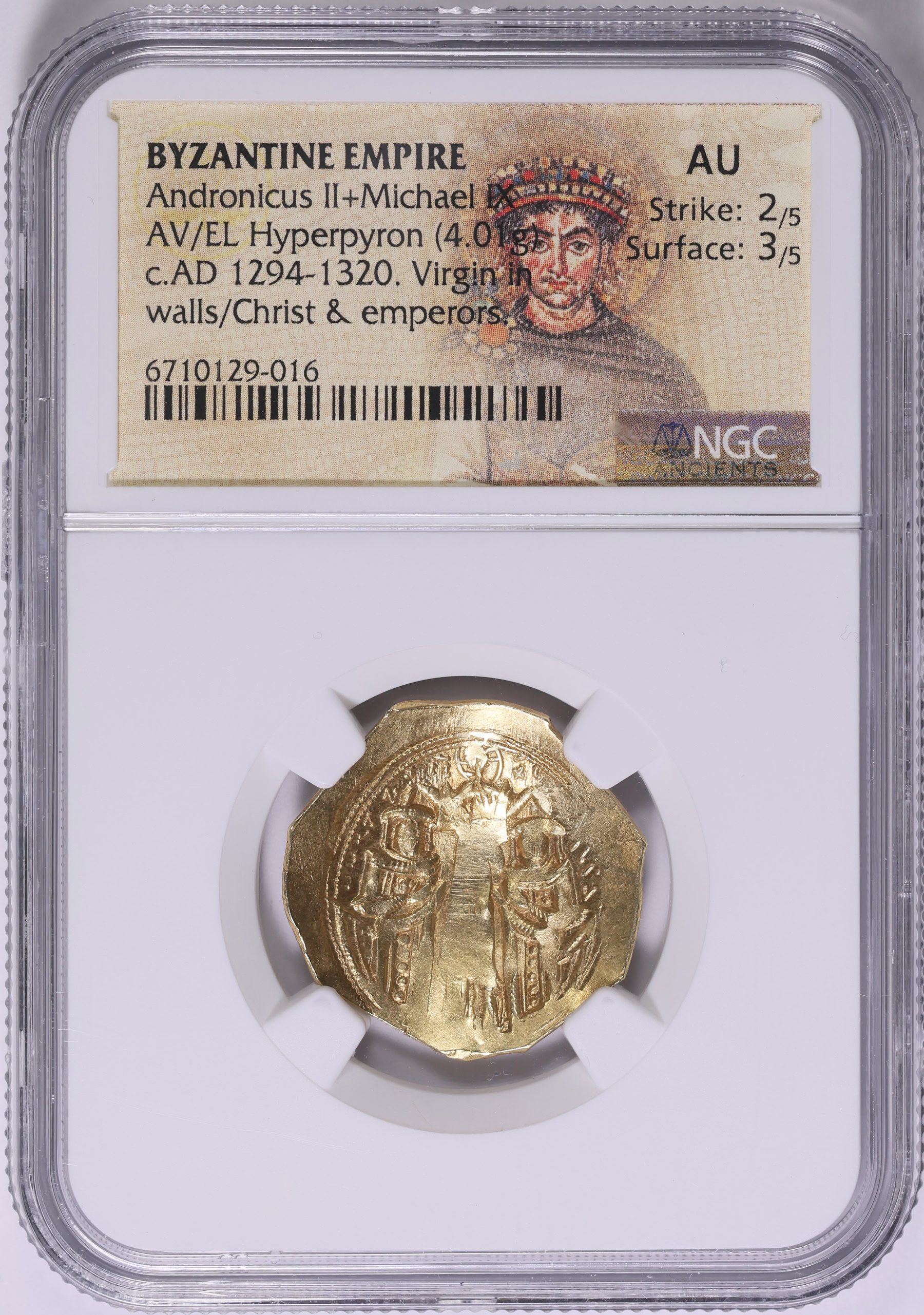 Ancient Byzantine Empire, Andronicus II and Michael IX (A.D. 1282-1328 ...