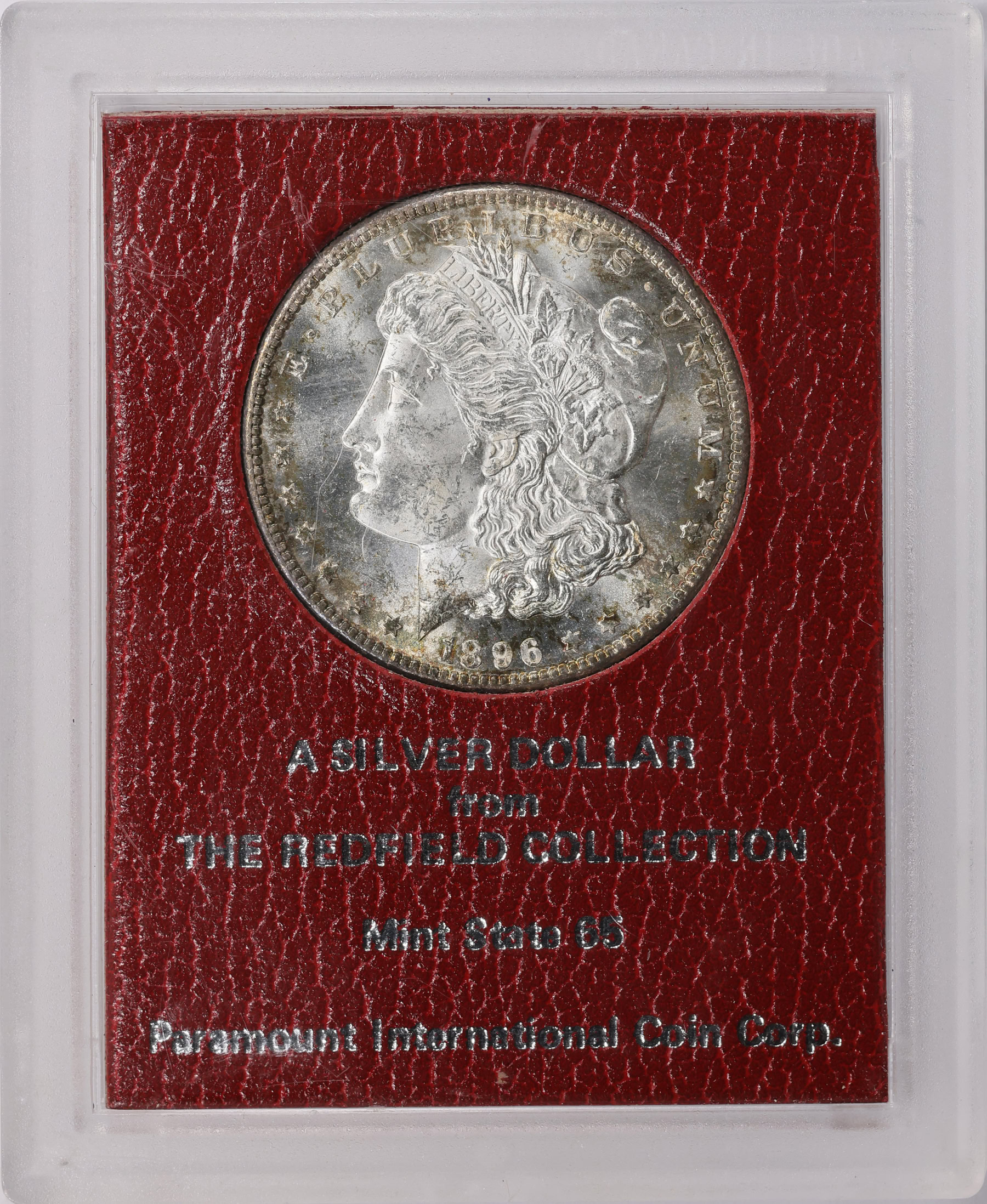 1896-S Morgan Silver Dollar MS-65 (Redfield Collection) (Paramount Red ...