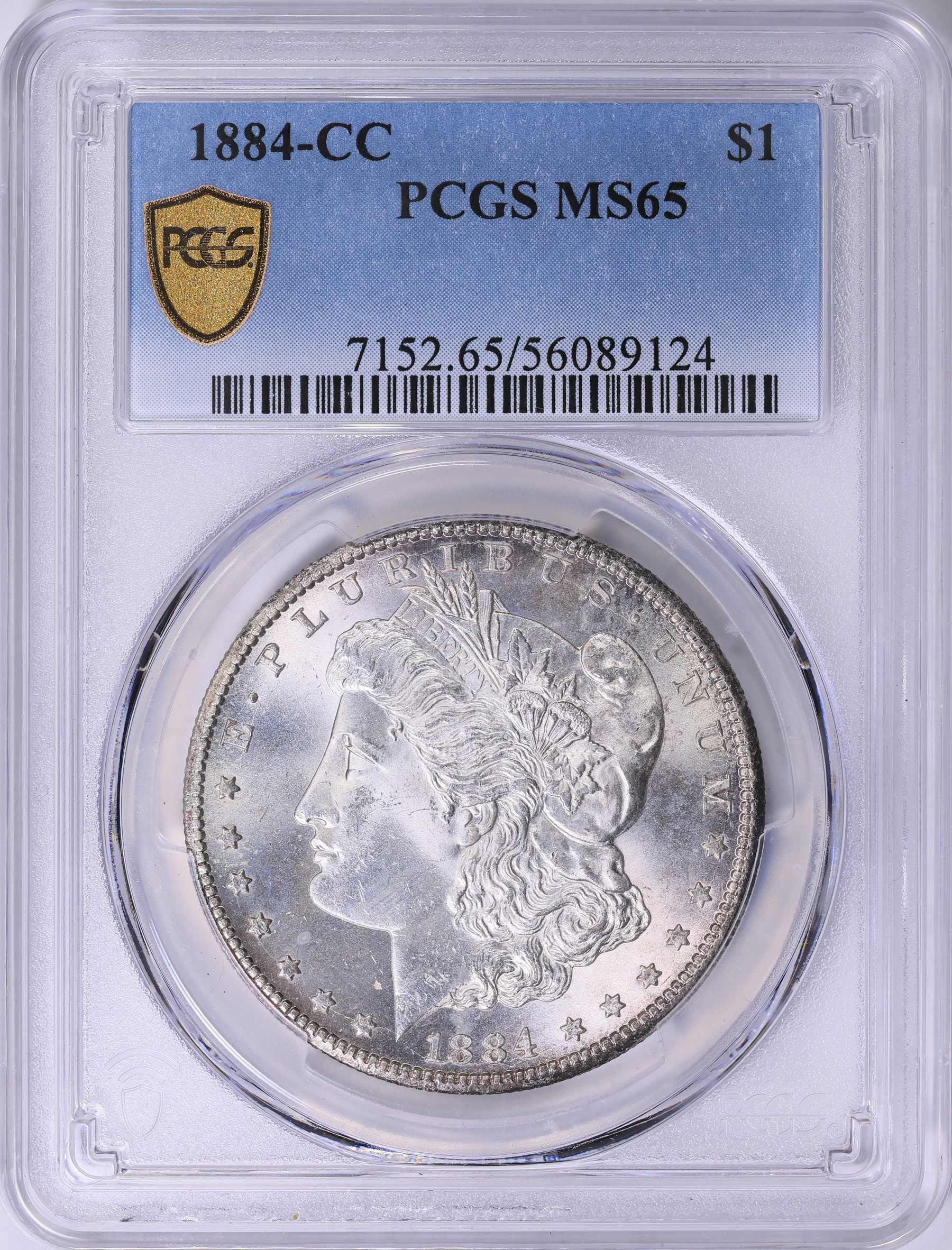 1884-CC Morgan Silver Dollar PCGS MS-65 (Item 1803081) | GreatCollections Coin Auctions