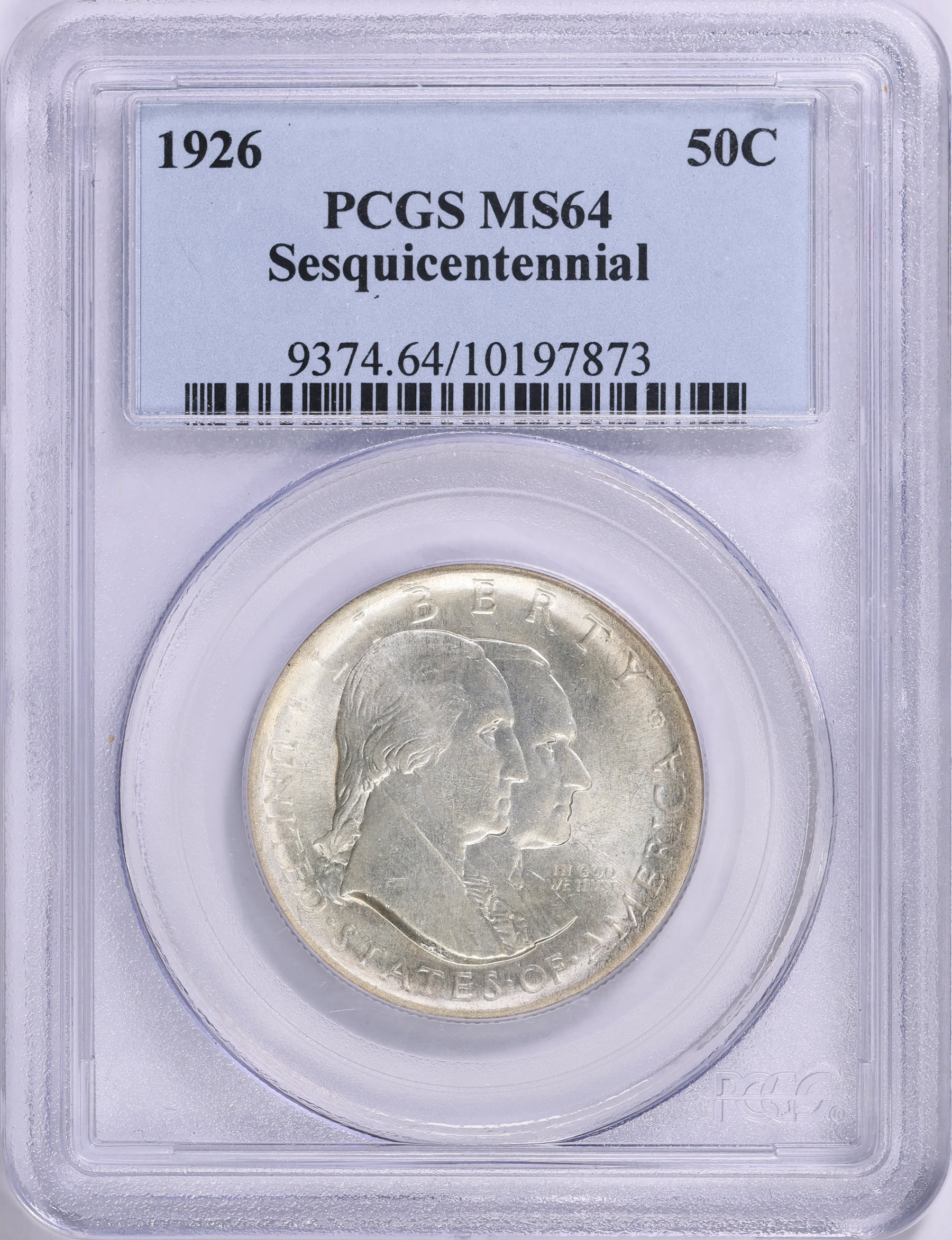 1926 Sesquicentennial of American Independence Half Dollar PCGS MS-64 ...
