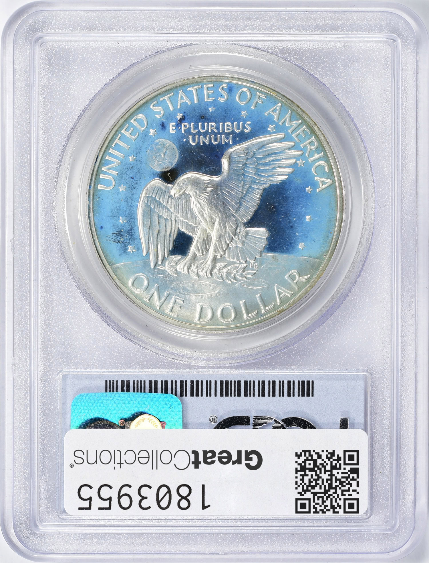 1972-S Eisenhower Dollar Silver PCGS Proof-68 DCAM (Item 1803955) | GreatCollections Coin Auctions