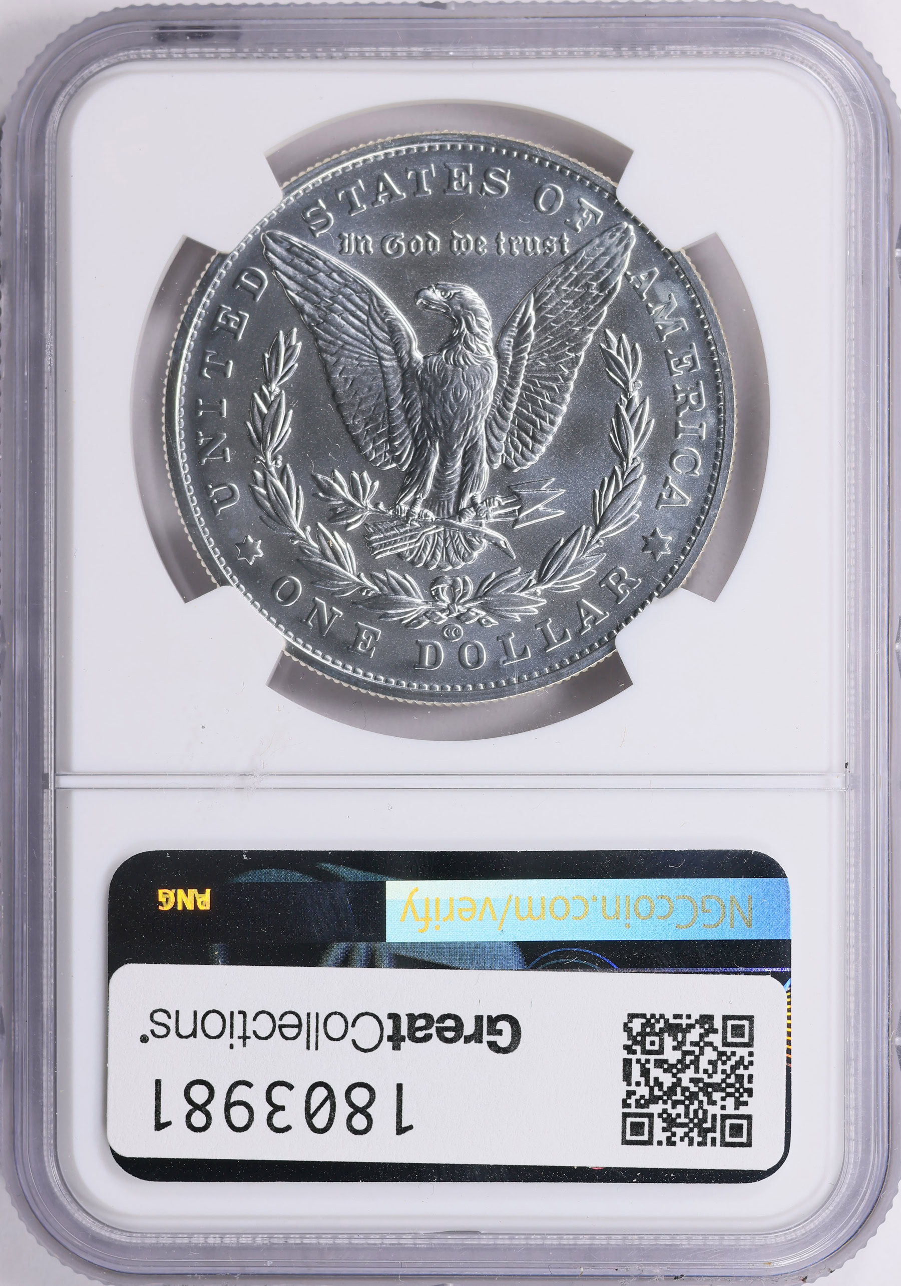 2021-CC Morgan Silver Dollar CC Privy 100th Anniversary First Day of ...