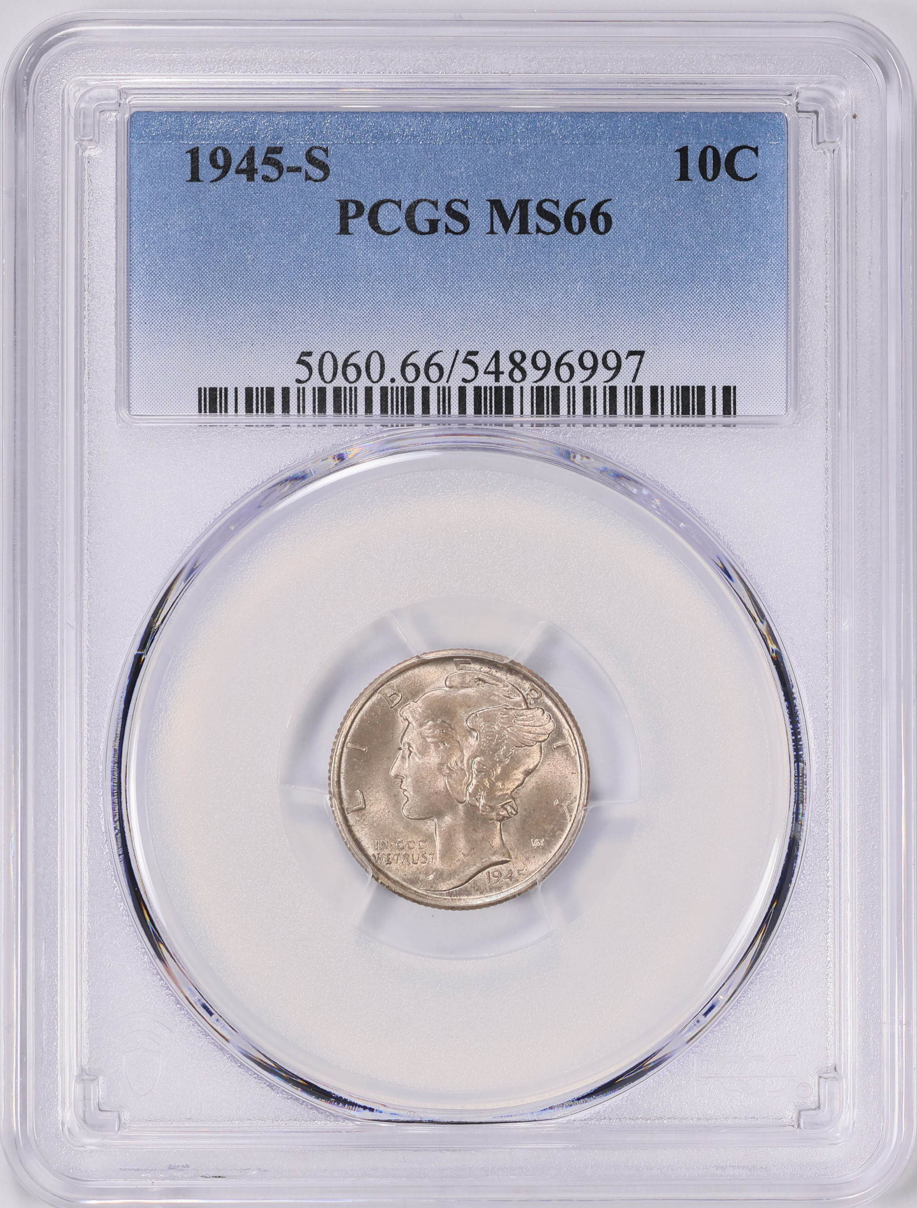 1945-S Mercury Dime PCGS MS-66 (Item 1803993) | GreatCollections Coin Auctions