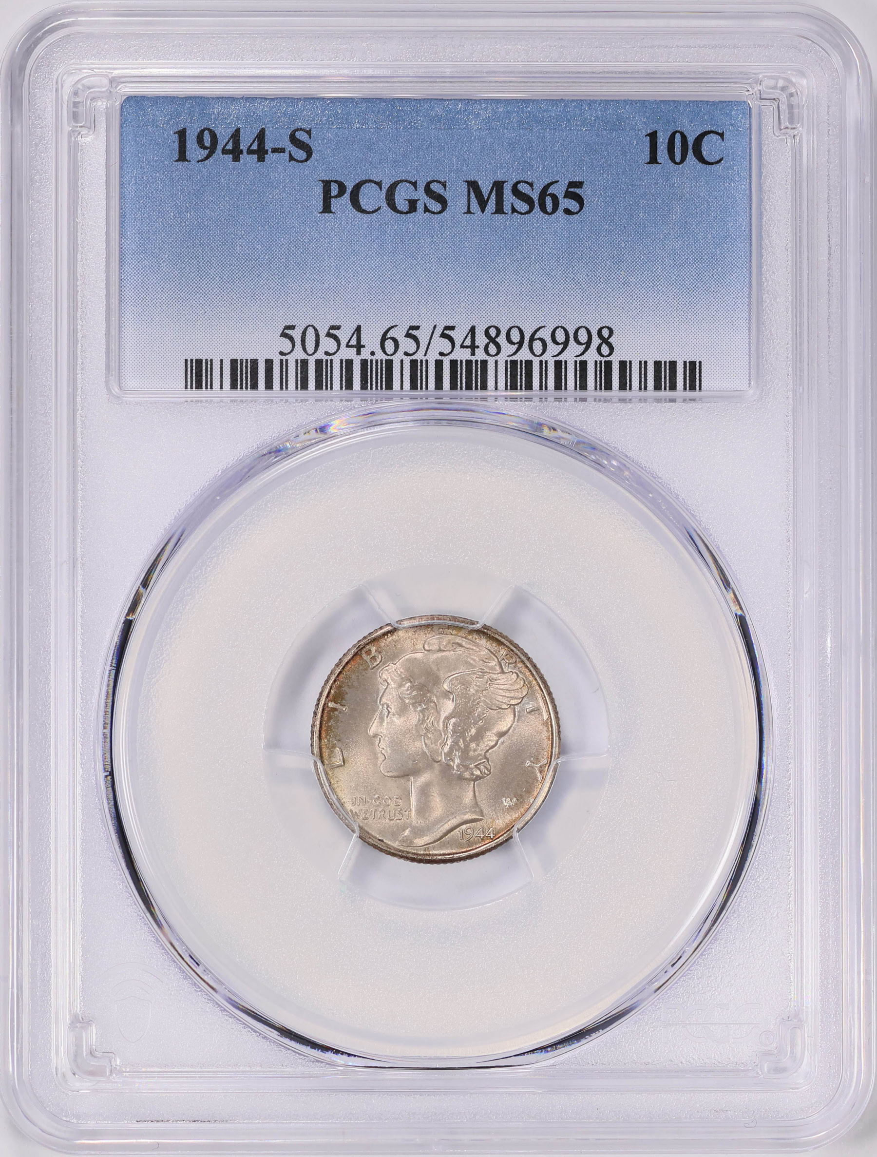 1944-S Mercury Dime PCGS MS-65 (Item 1803994) | GreatCollections Coin Auctions