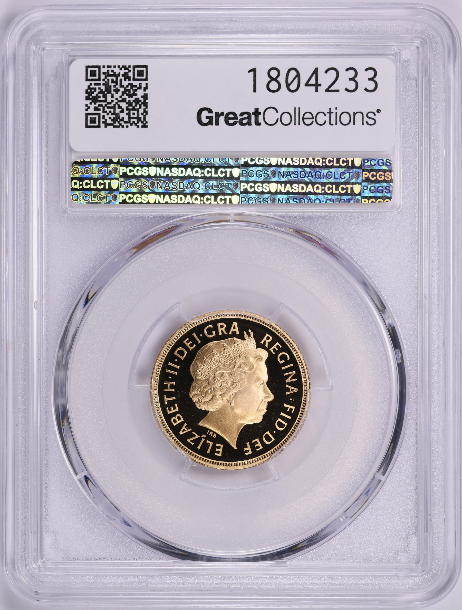 Great Britain 1998 Gold 1/2 Sovereign St. George KM-1001 PCGS Proof-69 ...