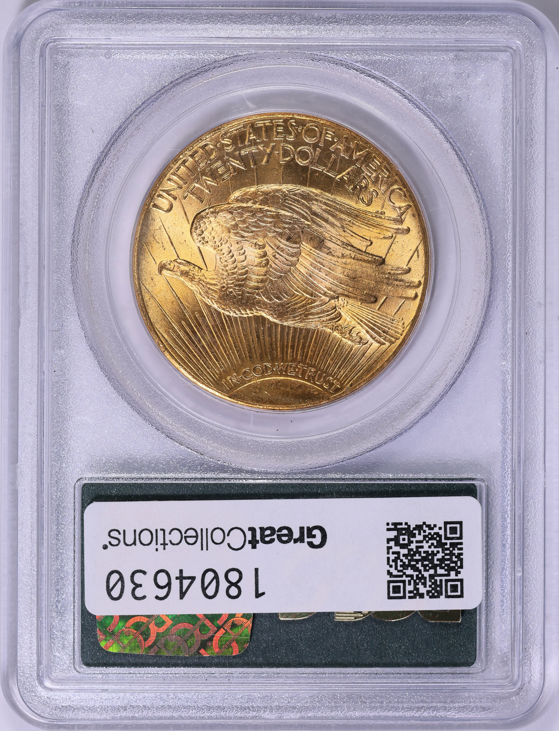 1927 Saint-Gaudens Gold Double Eagle PCGS MS-64 (CAC Green) OGH (Item 1804630 ...