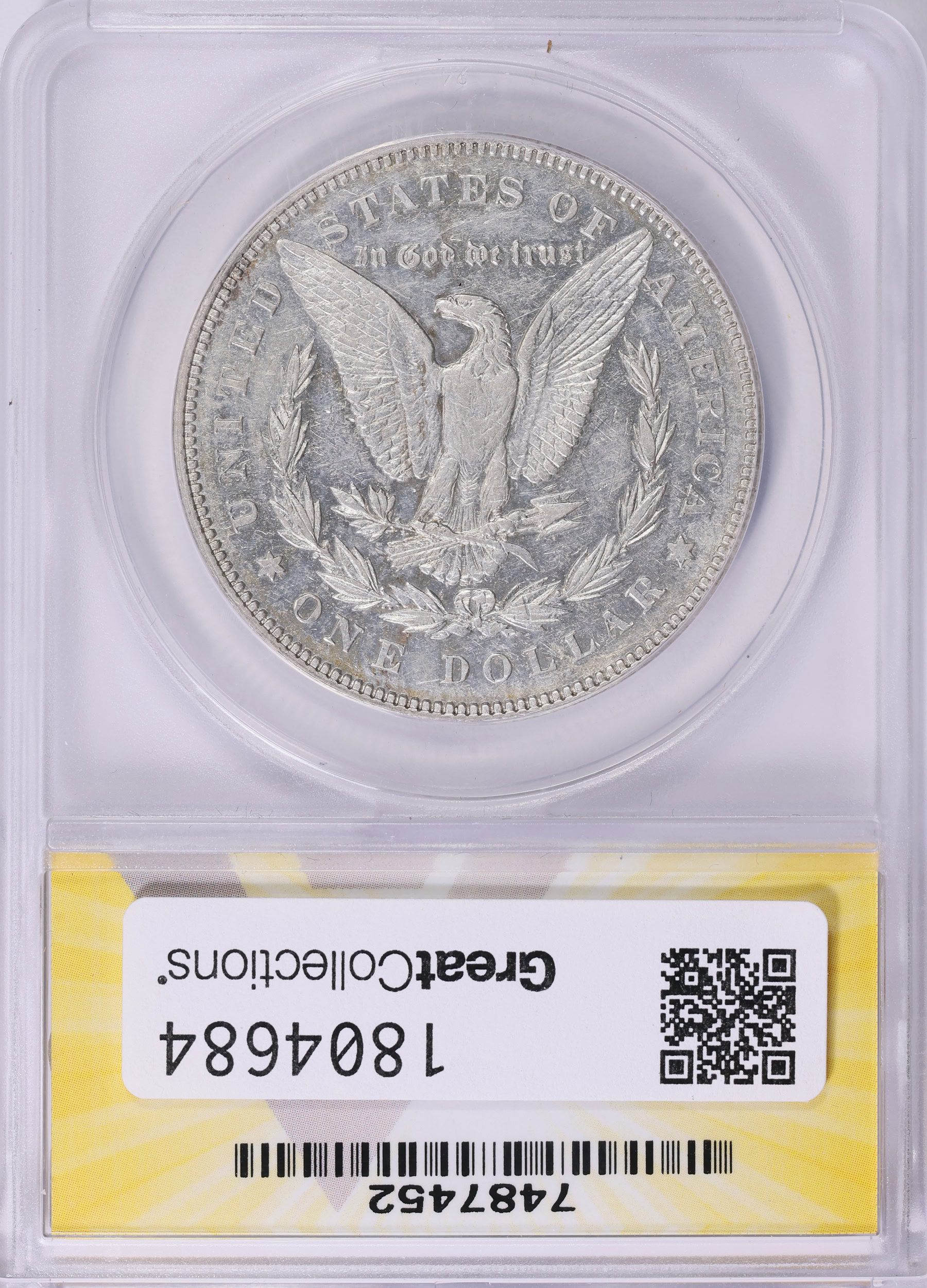 1878 7/8TF Morgan Silver Dollar VAM-41 Top 100 ANACS AU-53 (Item 1804684) | GreatCollections ...