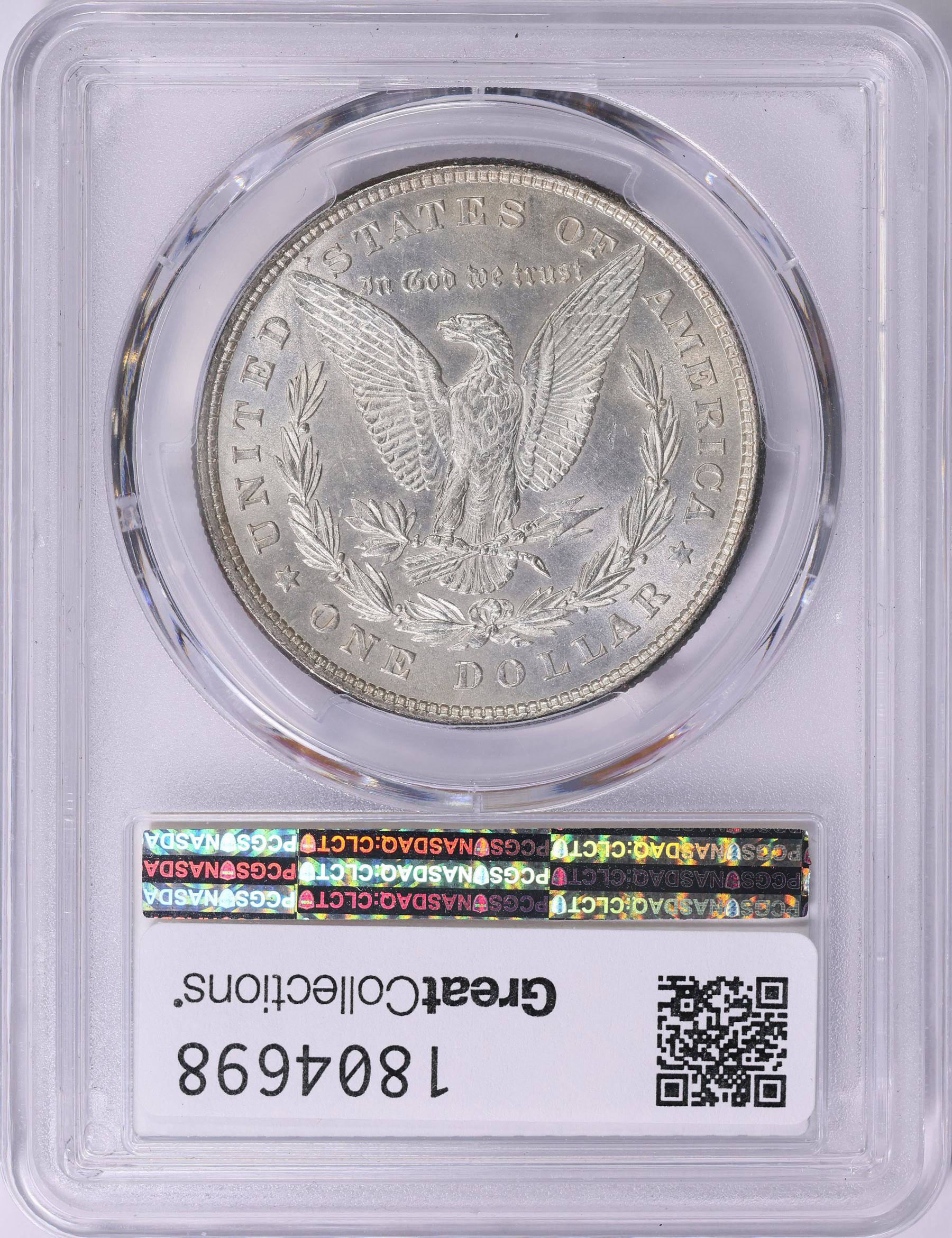 1878 8TF Morgan Silver Dollar Doubled RIB VAM-5 Top 100 PCGS MS-64 (Item 1804698 ...