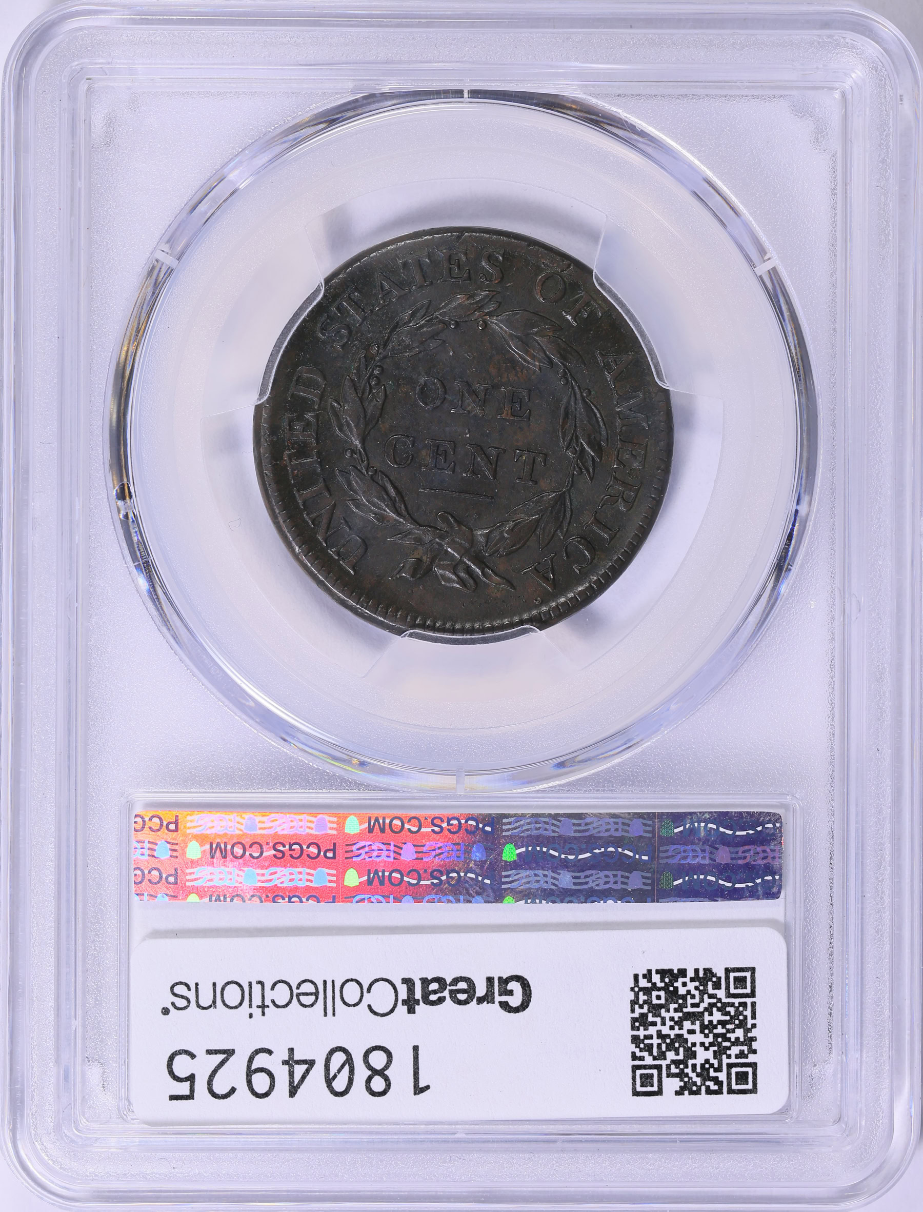1813 Classic Cent PCGS AU-50 BN (Item 1804925) | GreatCollections Coin ...