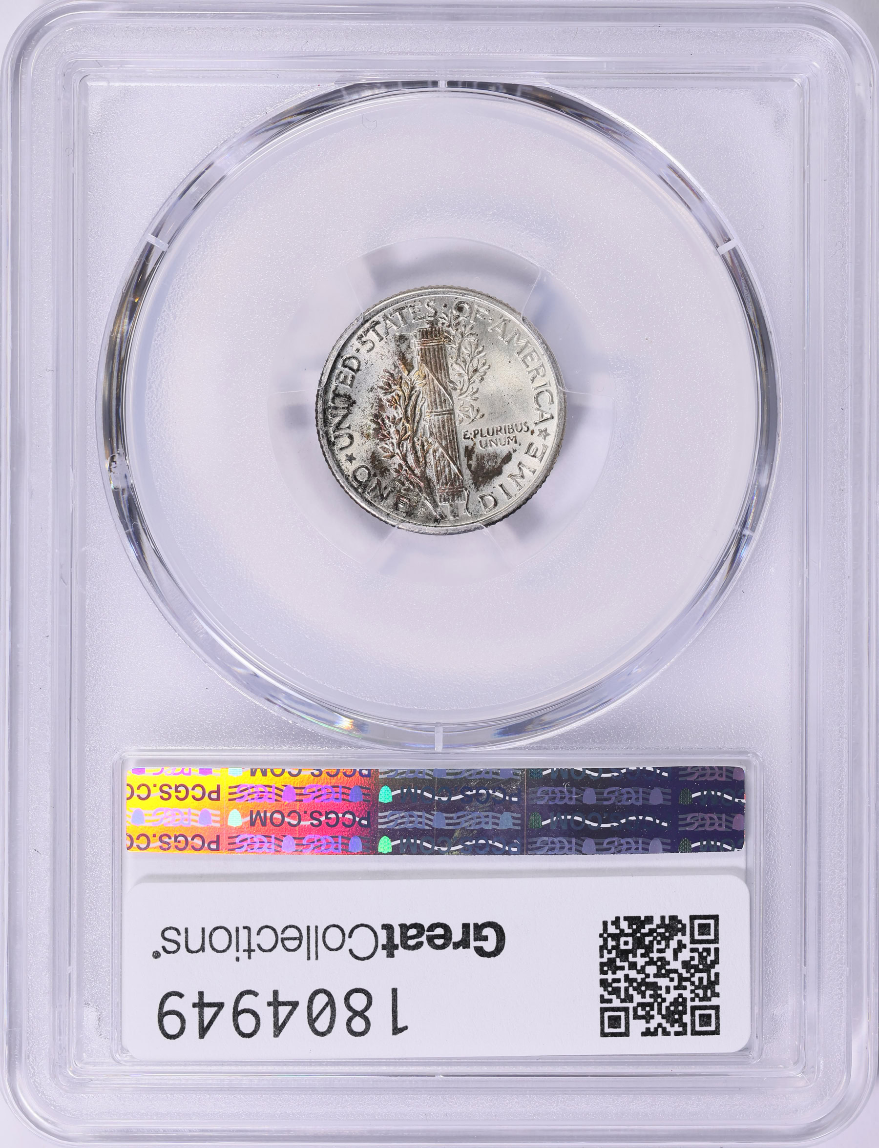 1937-S Mercury Dime PCGS MS-67 FB (Item 1804949) | GreatCollections Coin Auctions