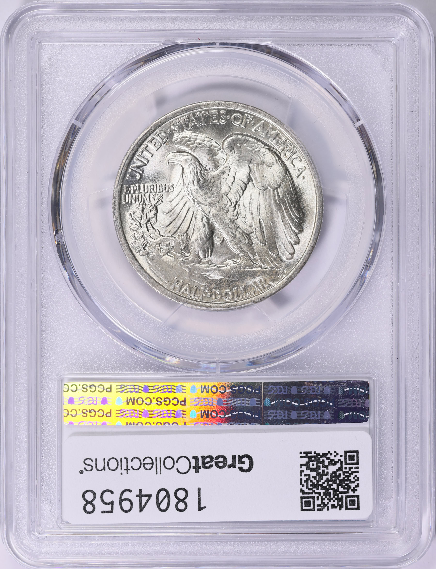 1935 Walking Liberty Half Dollar PCGS MS-67 (CAC Green) (Item 1804958) | GreatCollections Coin ...