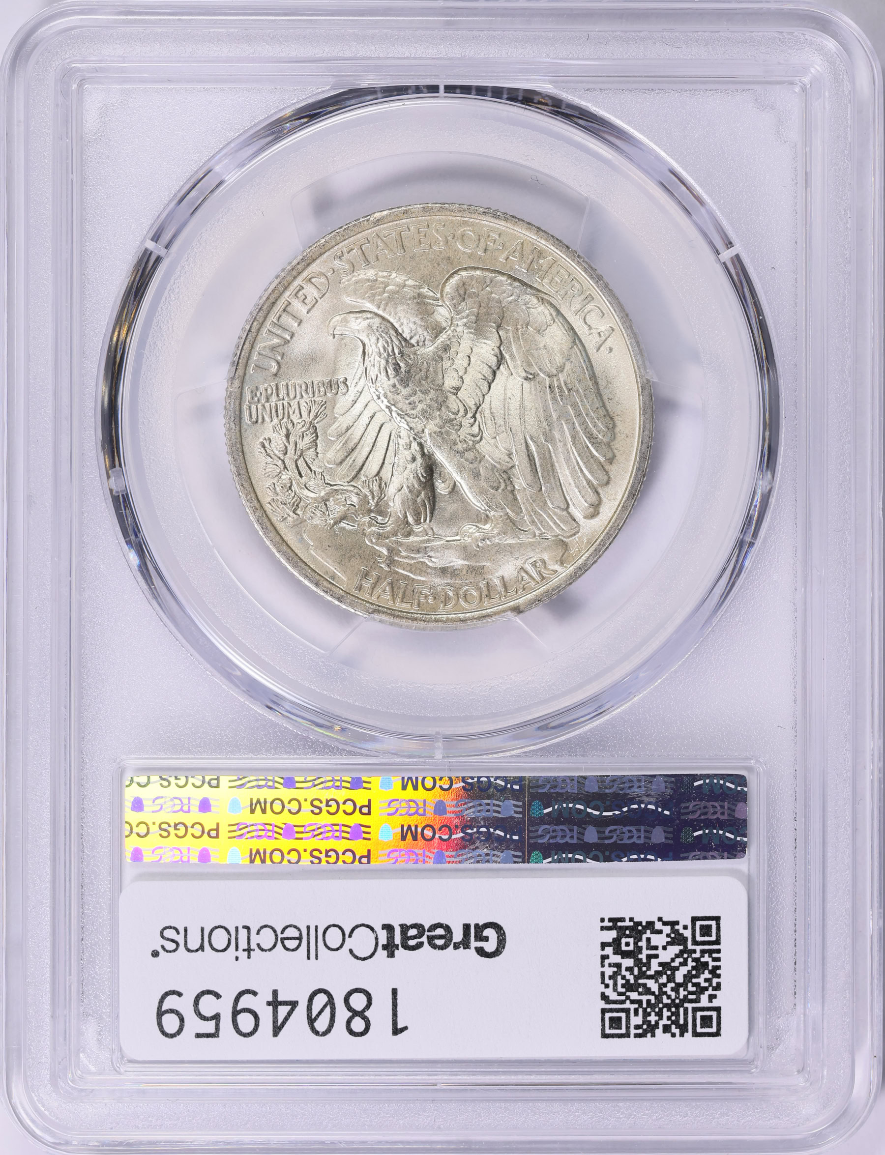 1935 Walking Liberty Half Dollar PCGS MS-67 (CAC Green) (Item 1804959) | GreatCollections Coin ...