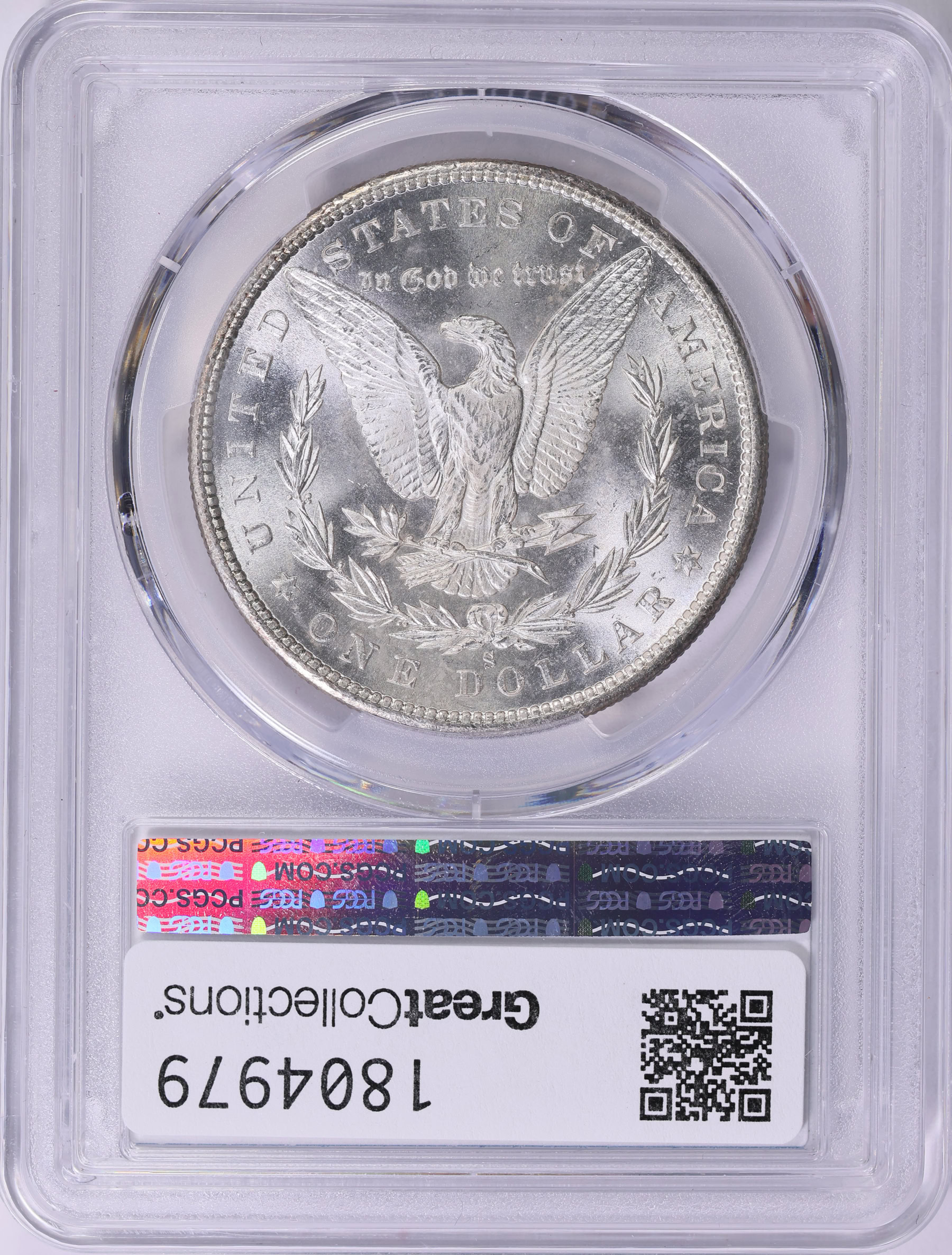 1880-S Morgan Silver Dollar PCGS MS-67 (CAC Green) (Item 1804979) | GreatCollections Coin Auctions