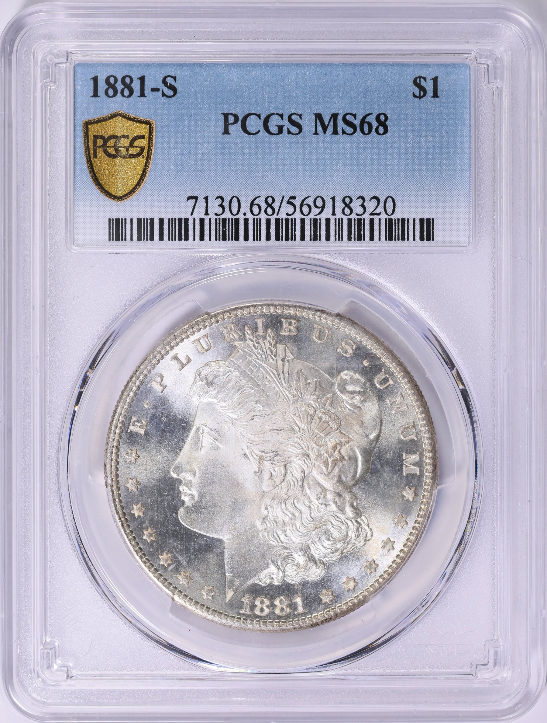 1881-S Morgan Silver Dollar PCGS MS-68 (Item 1804981 ...