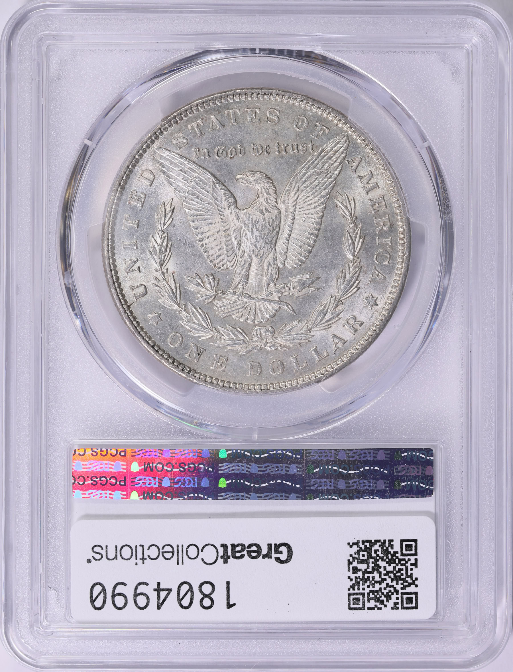1893 Morgan Silver Dollar PCGS MS-61 (Item 1804990) | GreatCollections Coin Auctions