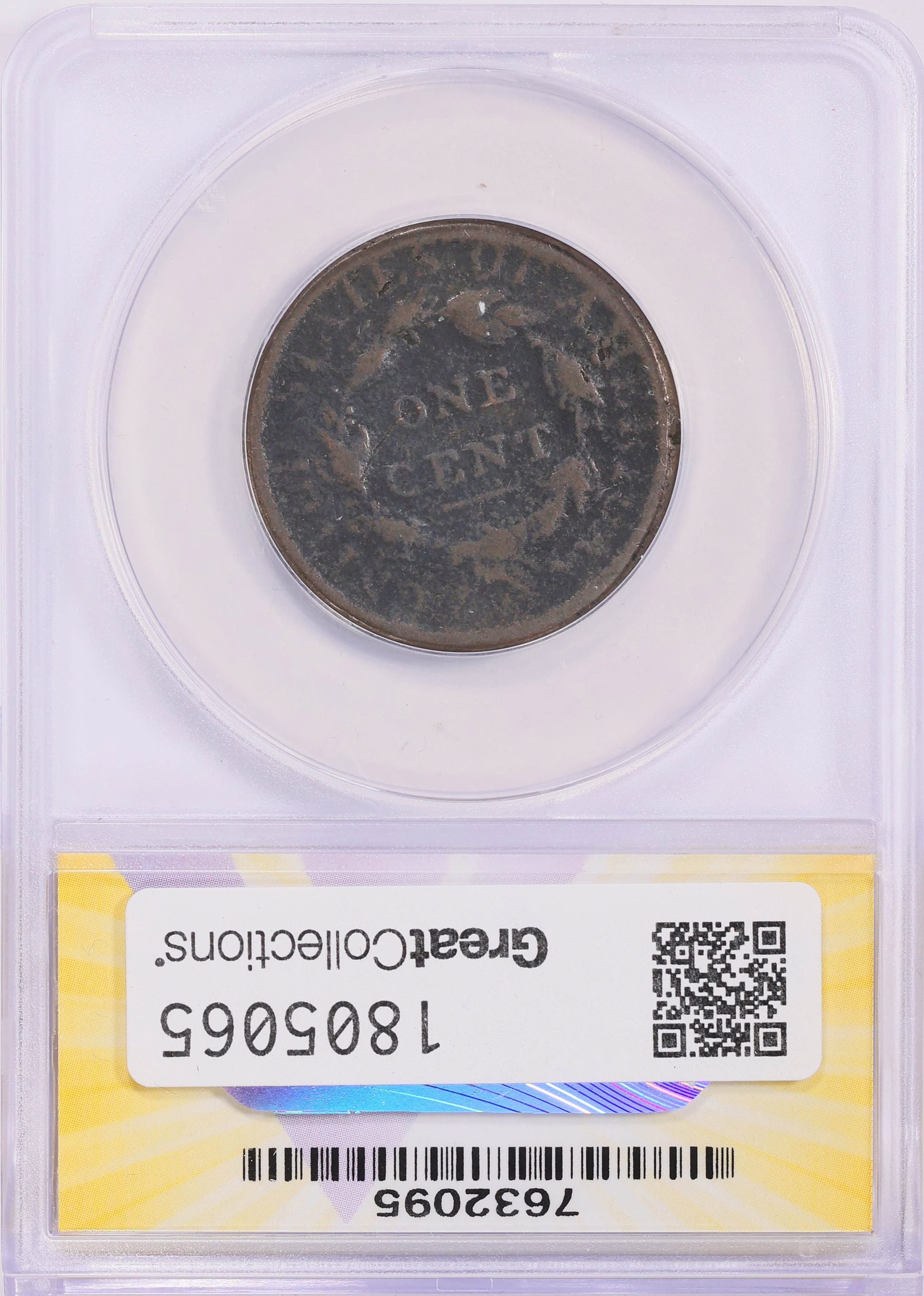 1808 Classic Cent Sheldon 279 ANACS AG-03 Details (Item 1805065 ...