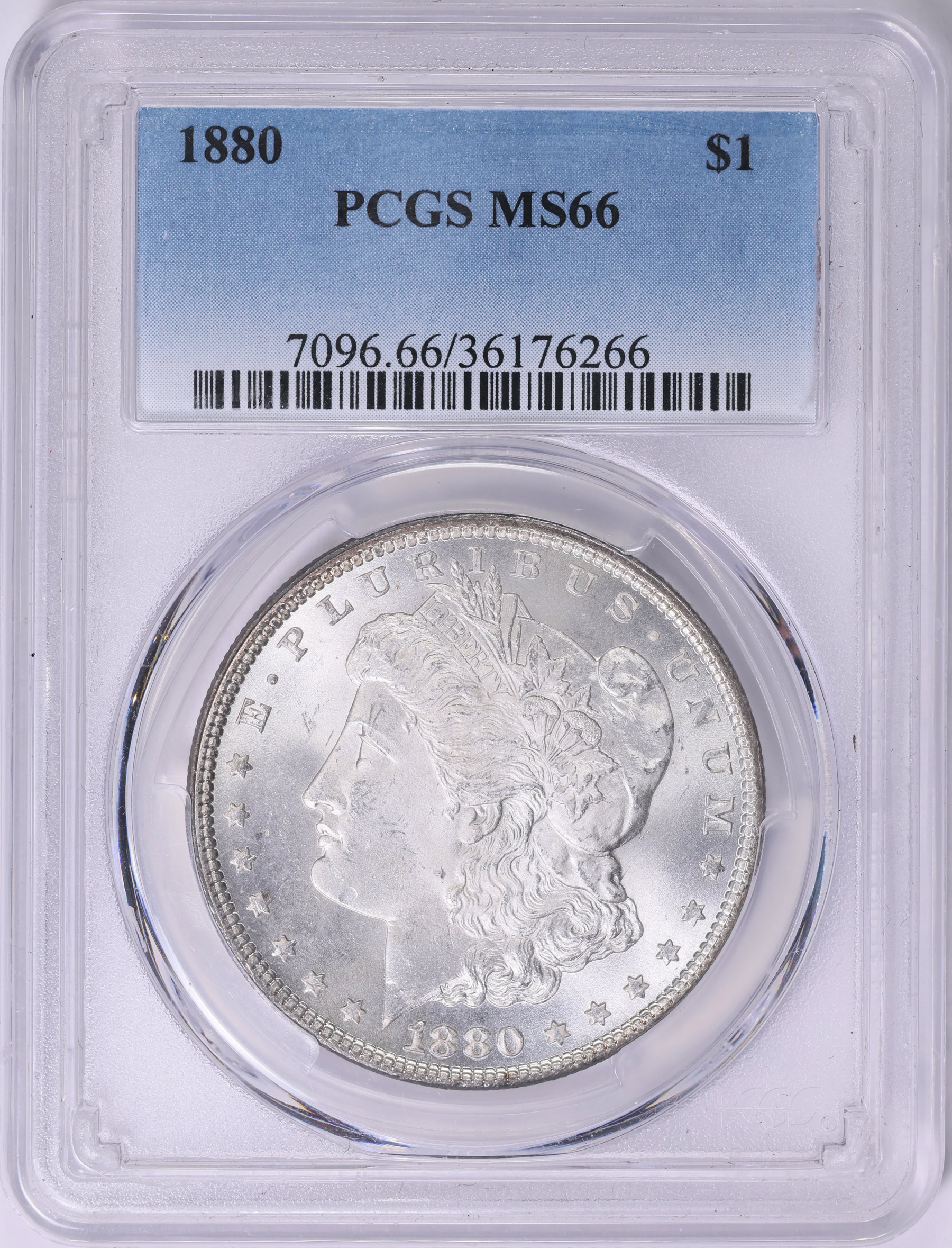 1880 Morgan Silver Dollar PCGS MS-66 (Item 1806623) | GreatCollections Coin Auctions