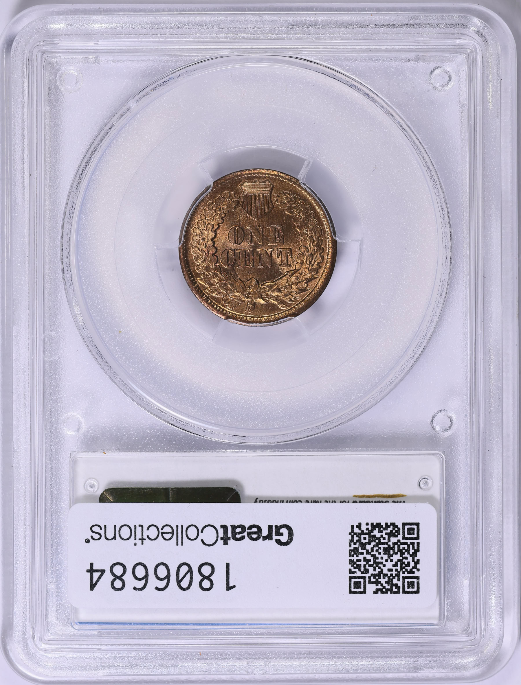 1864 Indian Cent Bronze PCGS MS-66 RD (CAC Green) (Eagle Eye Seal) (Item 1806684 ...