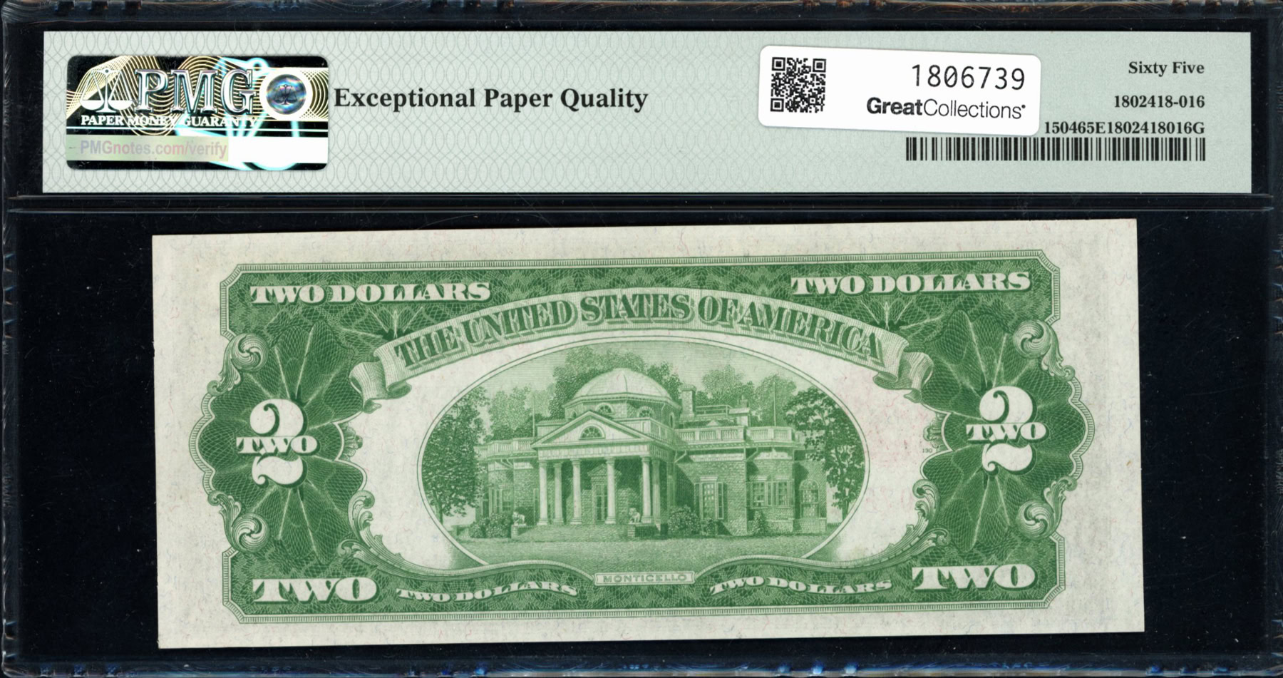 Fr. 1504 (BA Block) 1928C $2 Legal Tender Note Julian / Morgenthau PMG Gem Uncirculated 65 EPQ ...