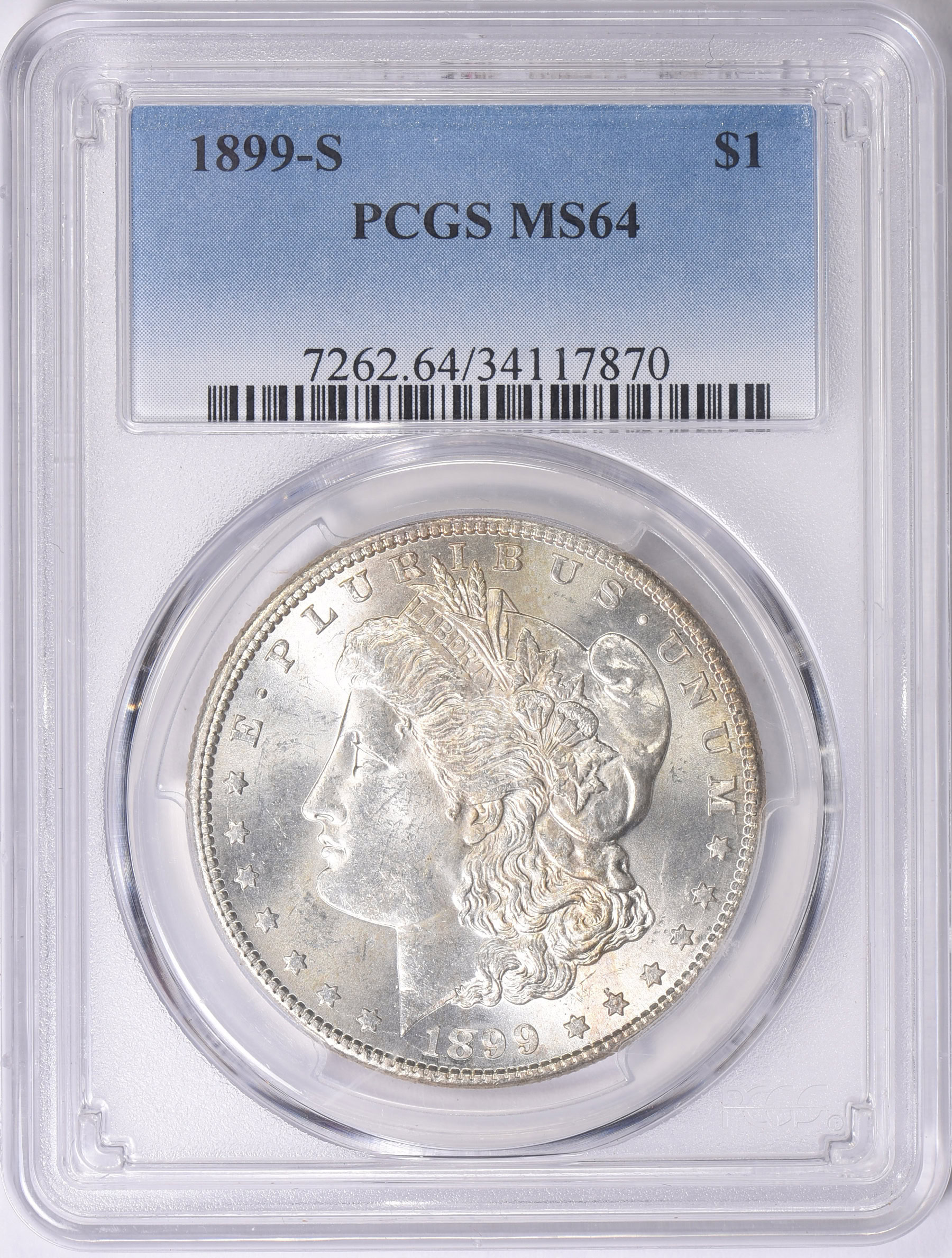1899-S Morgan Silver Dollar PCGS MS-64 (Item 1807046 ...