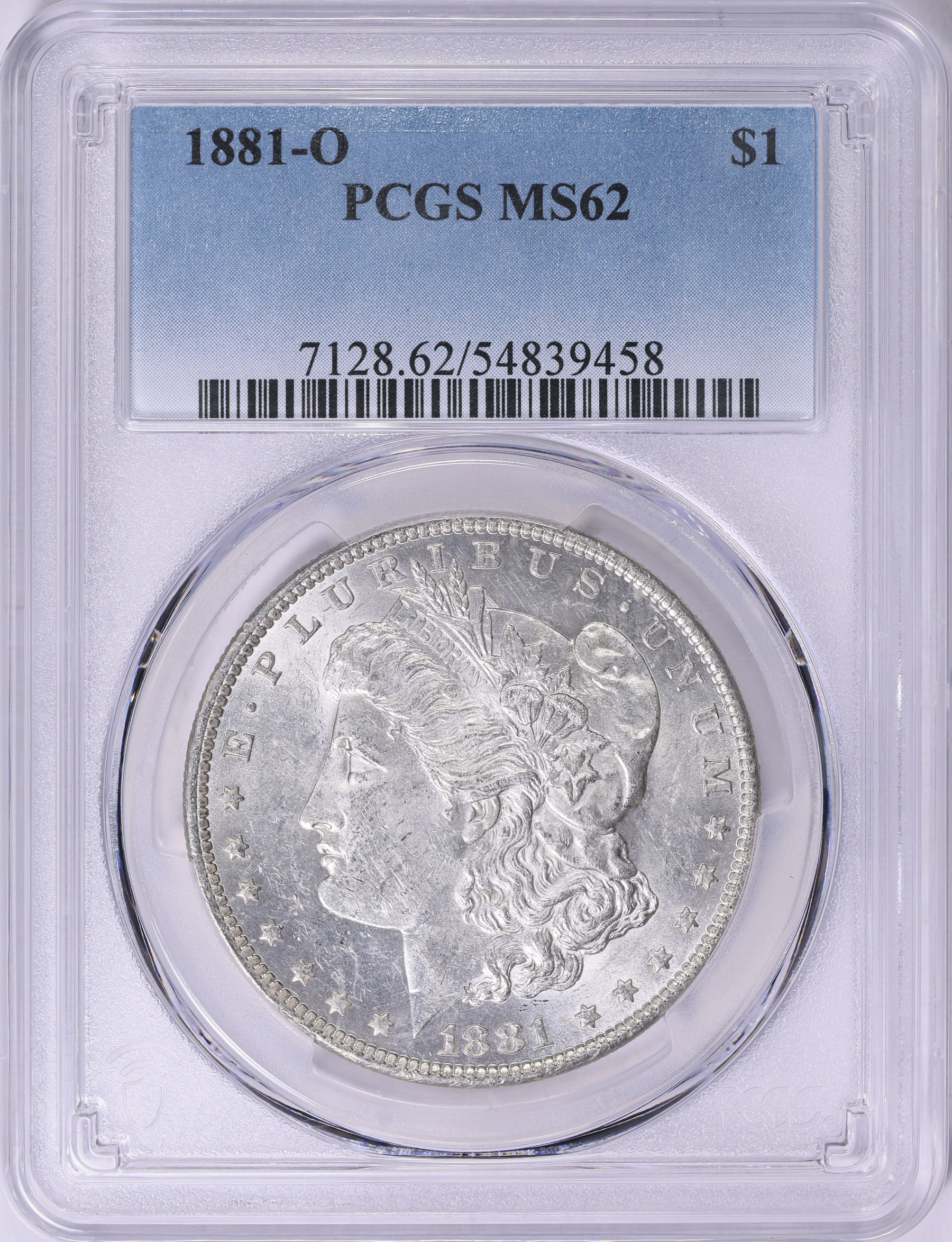 1881-O Morgan Silver Dollar PCGS MS-62 (Item 1807103) | GreatCollections Coin Auctions