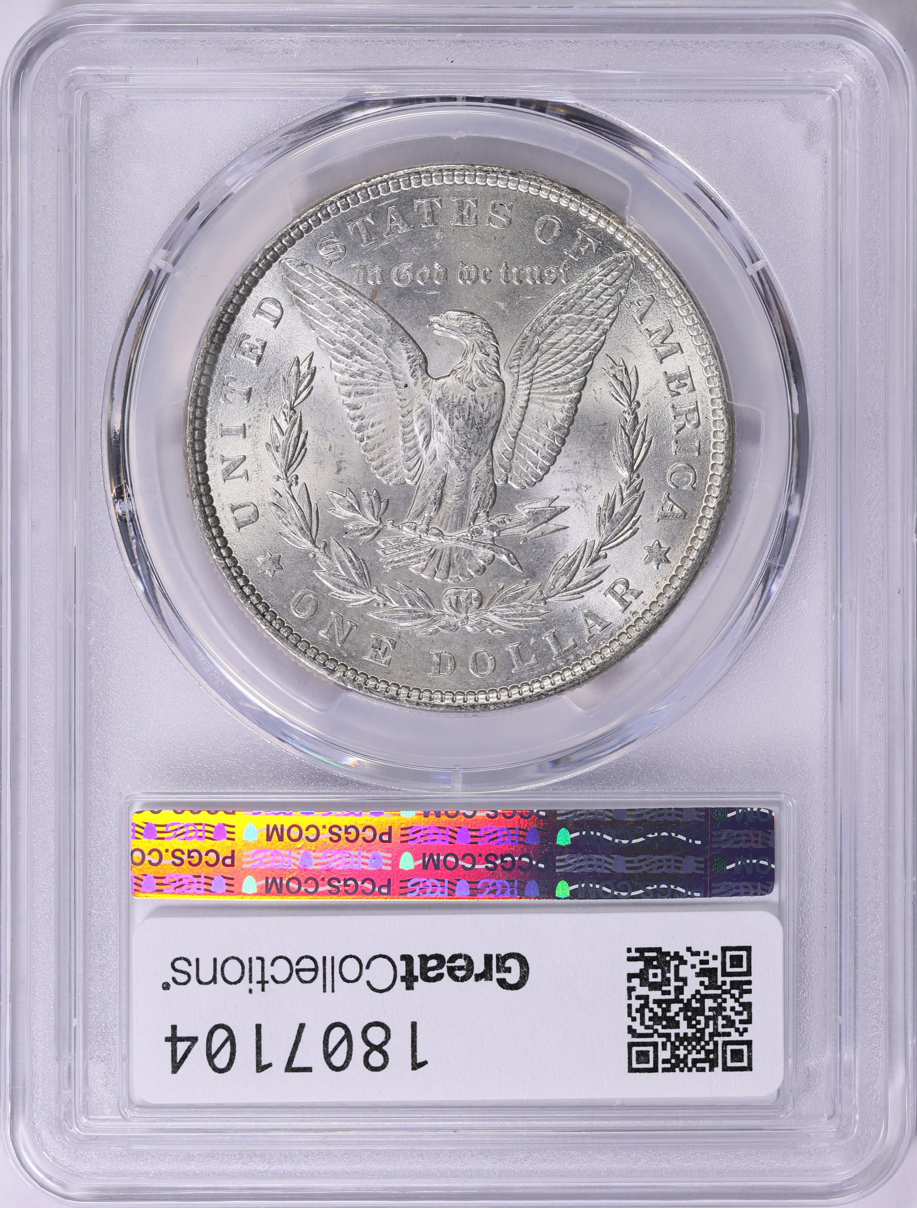 1886 Morgan Silver Dollar PCGS MS-63 (Item 1807104) | GreatCollections Coin Auctions