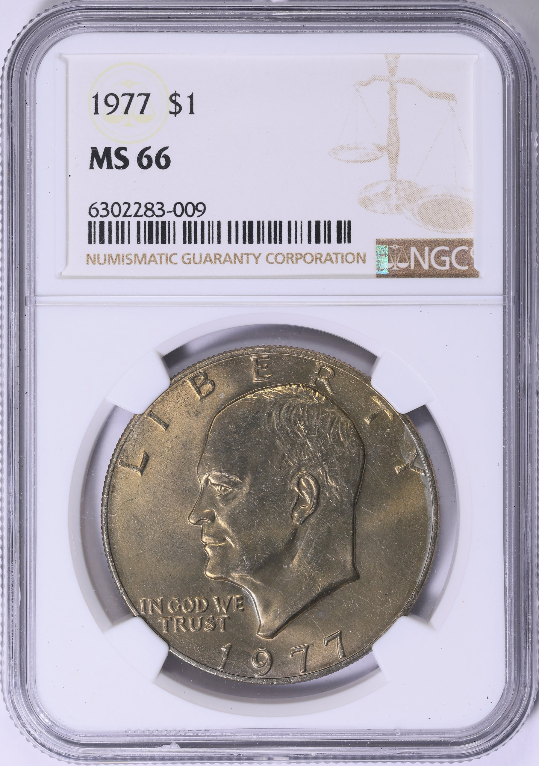 1977 Eisenhower Dollar NGC MS-66 (Toned) (Item 1807577 ...